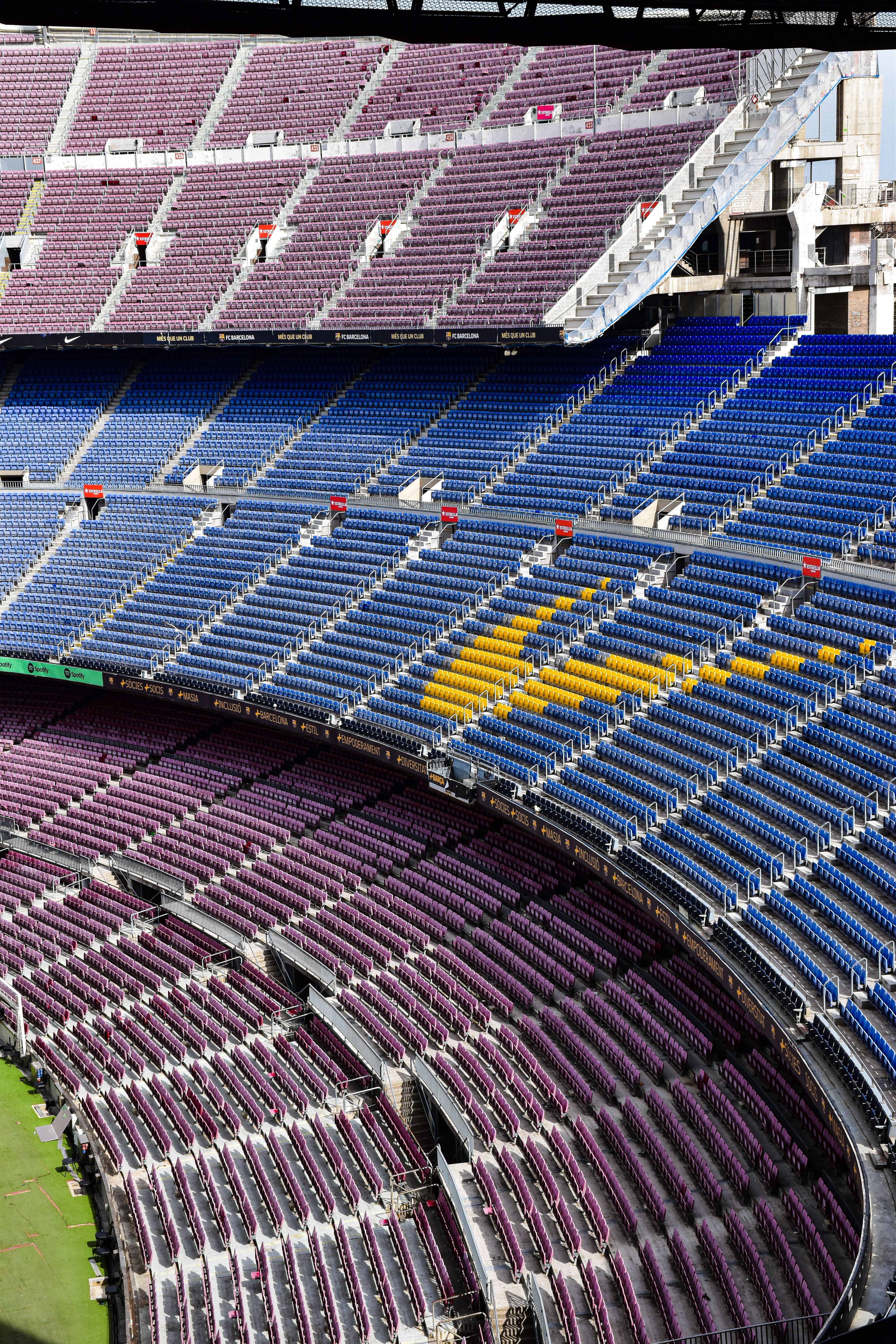 Photo gratuite de architecture, arène, barca, barcelone, camp nou ...
