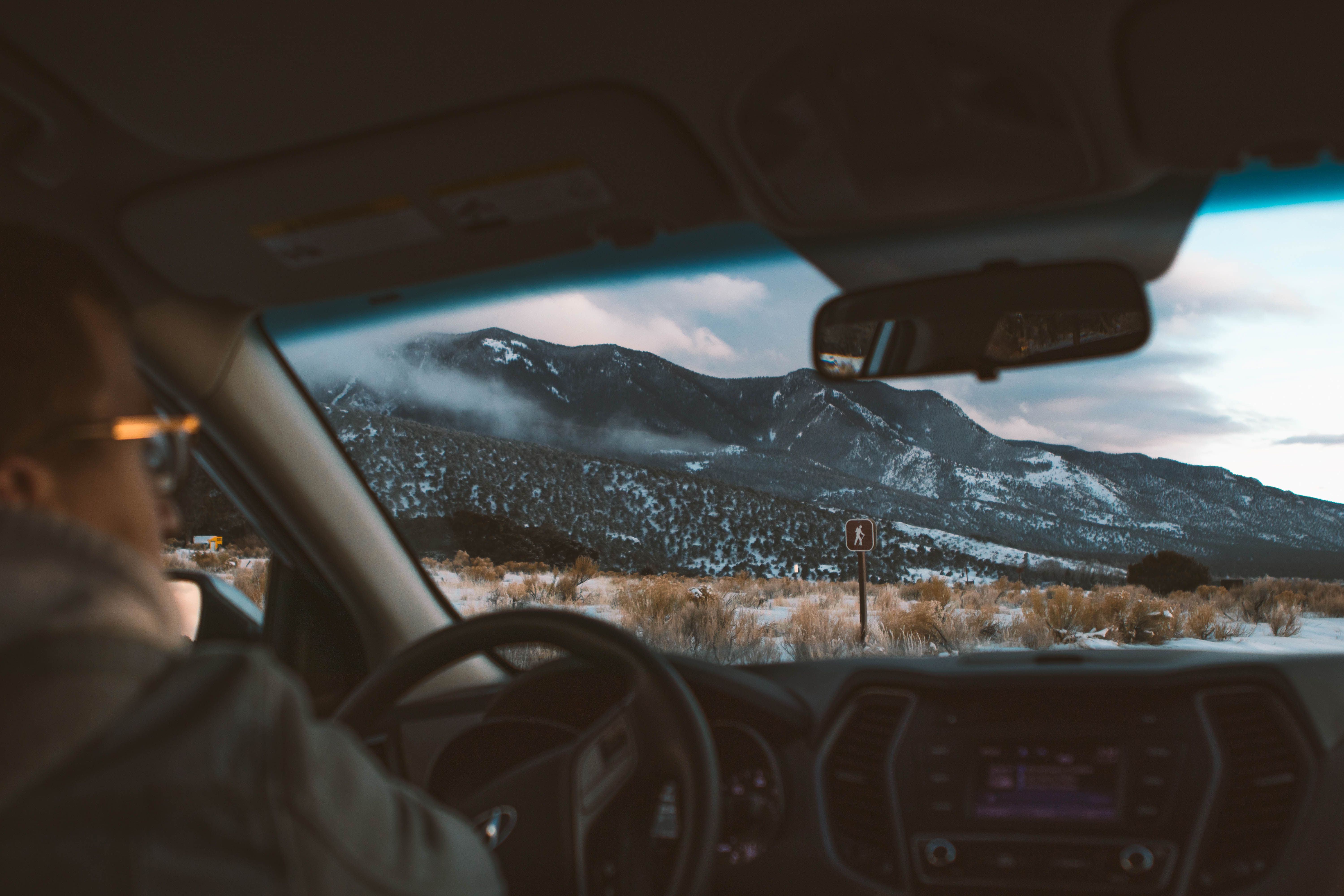 Man Driving His Car · Free Stock Photo