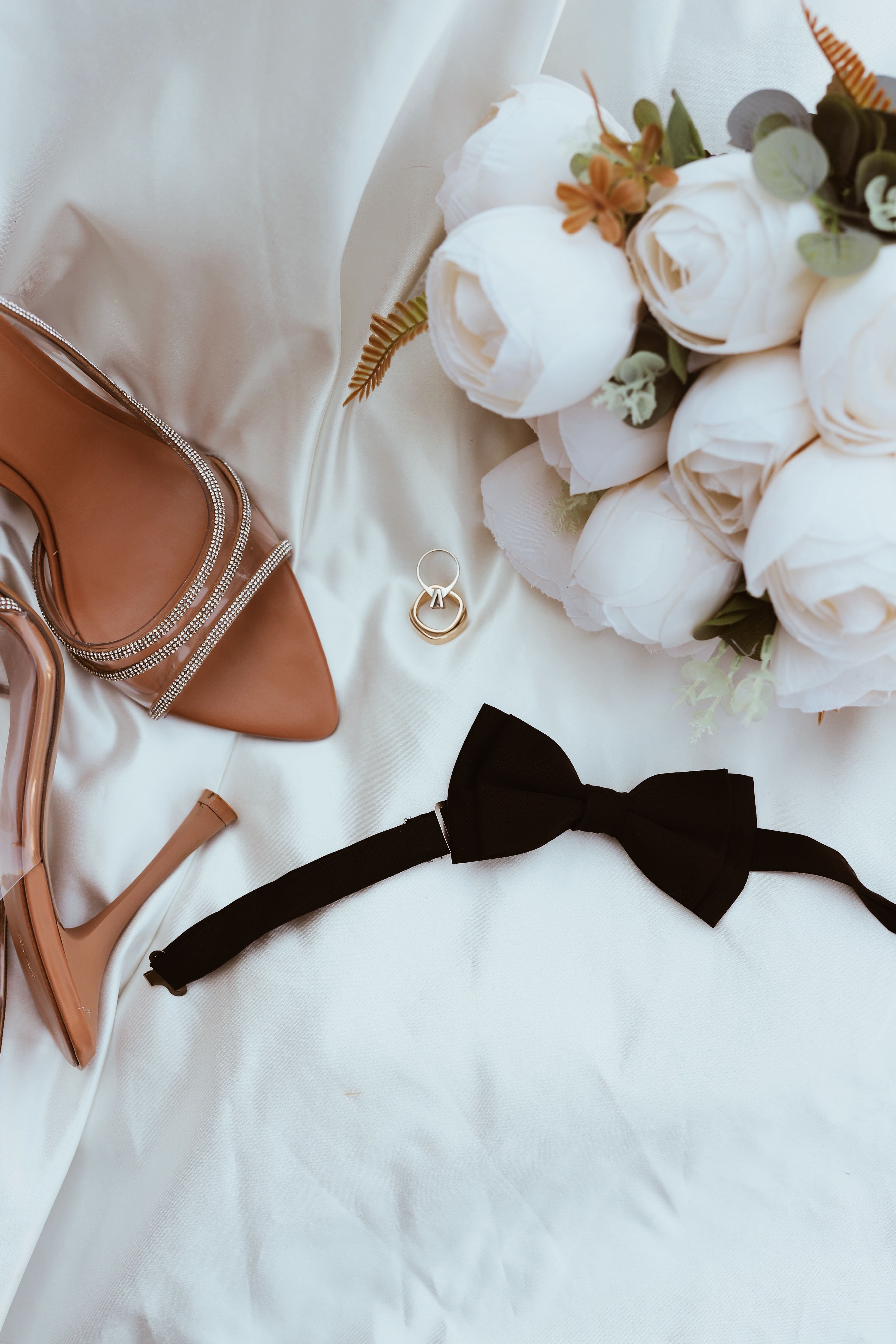 Flat Lay of Wedding Accessories · Free Stock Photo