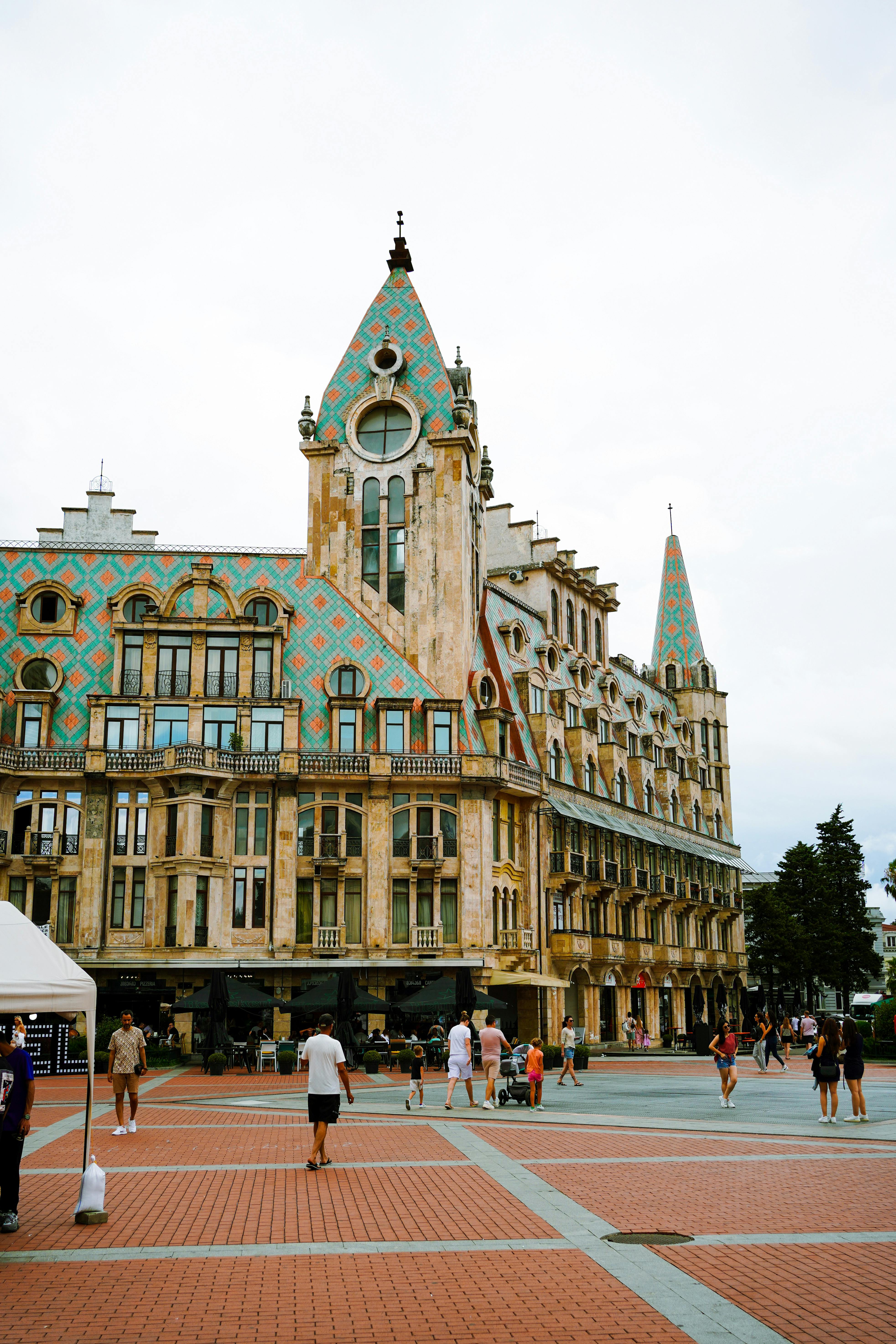View of a Building at the Europe Square in Batumi, Georgia · Free Stock ...