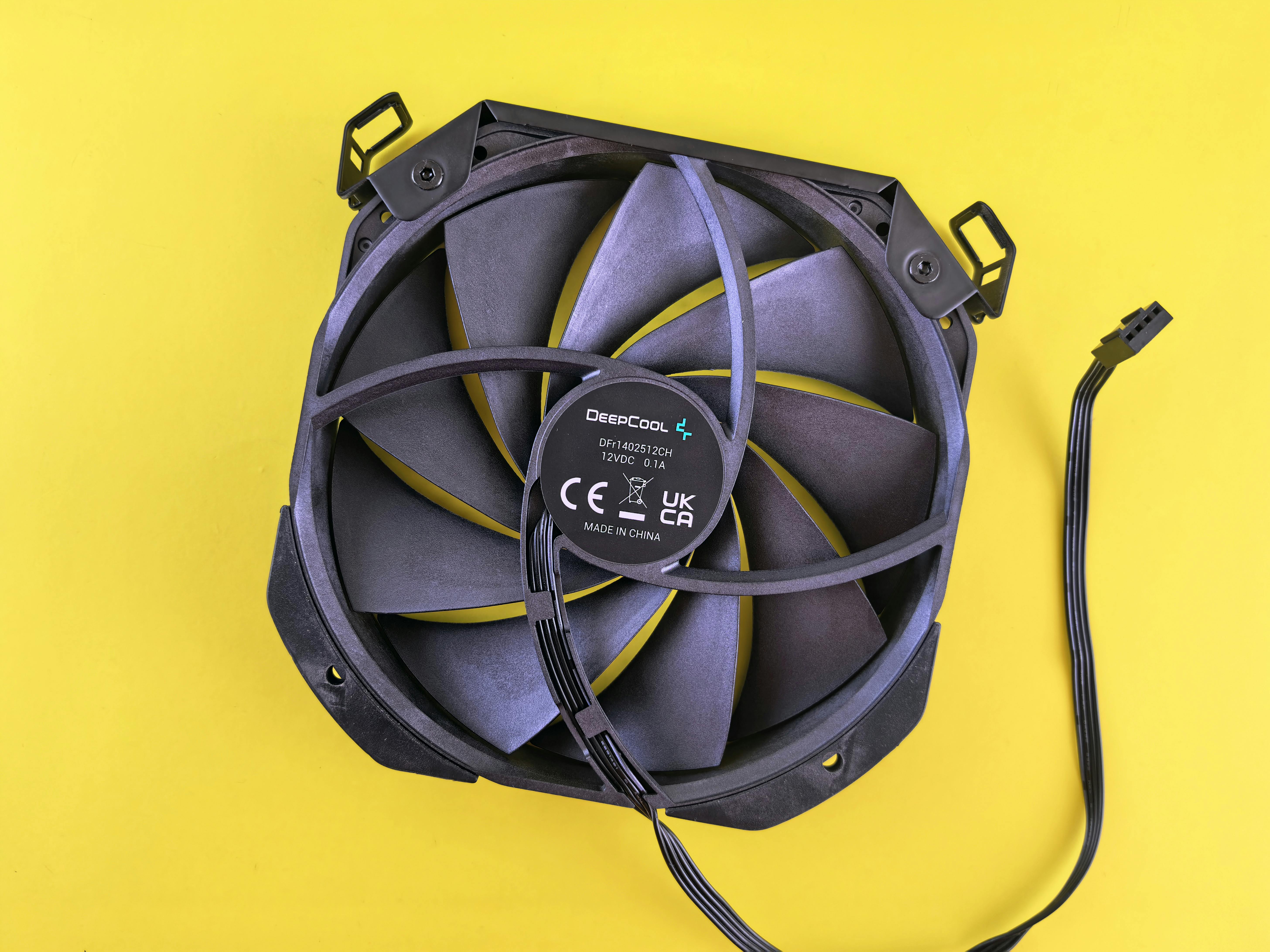 Computer Fan on Yellow Background · Free Stock Photo