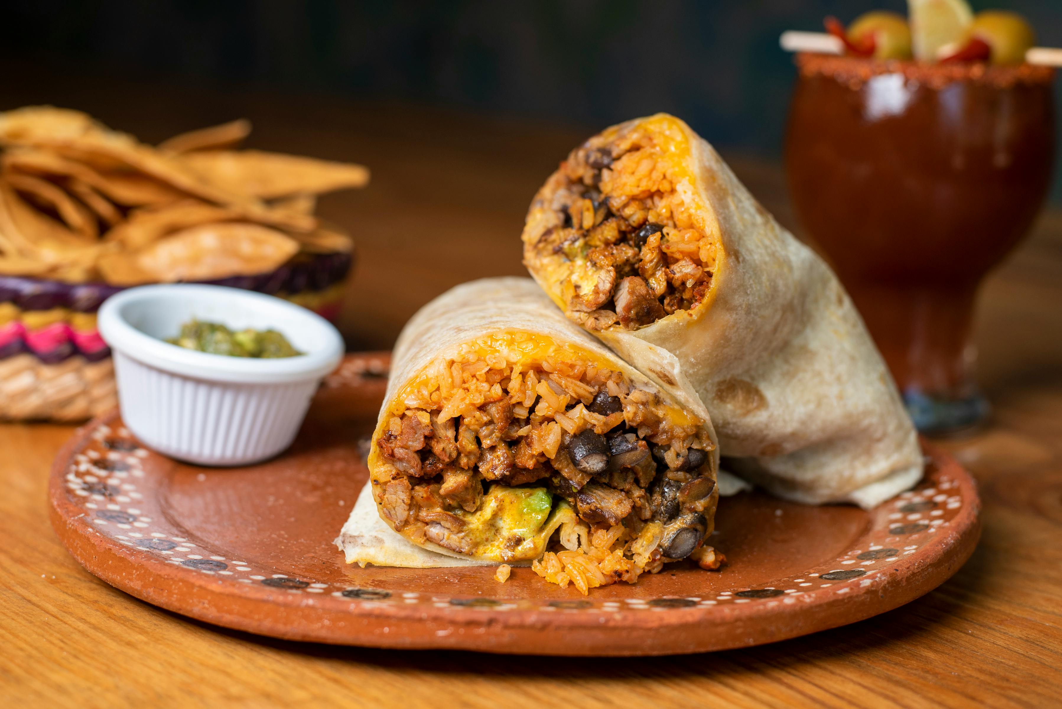 Close-up of Two Burritos · Free Stock Photo