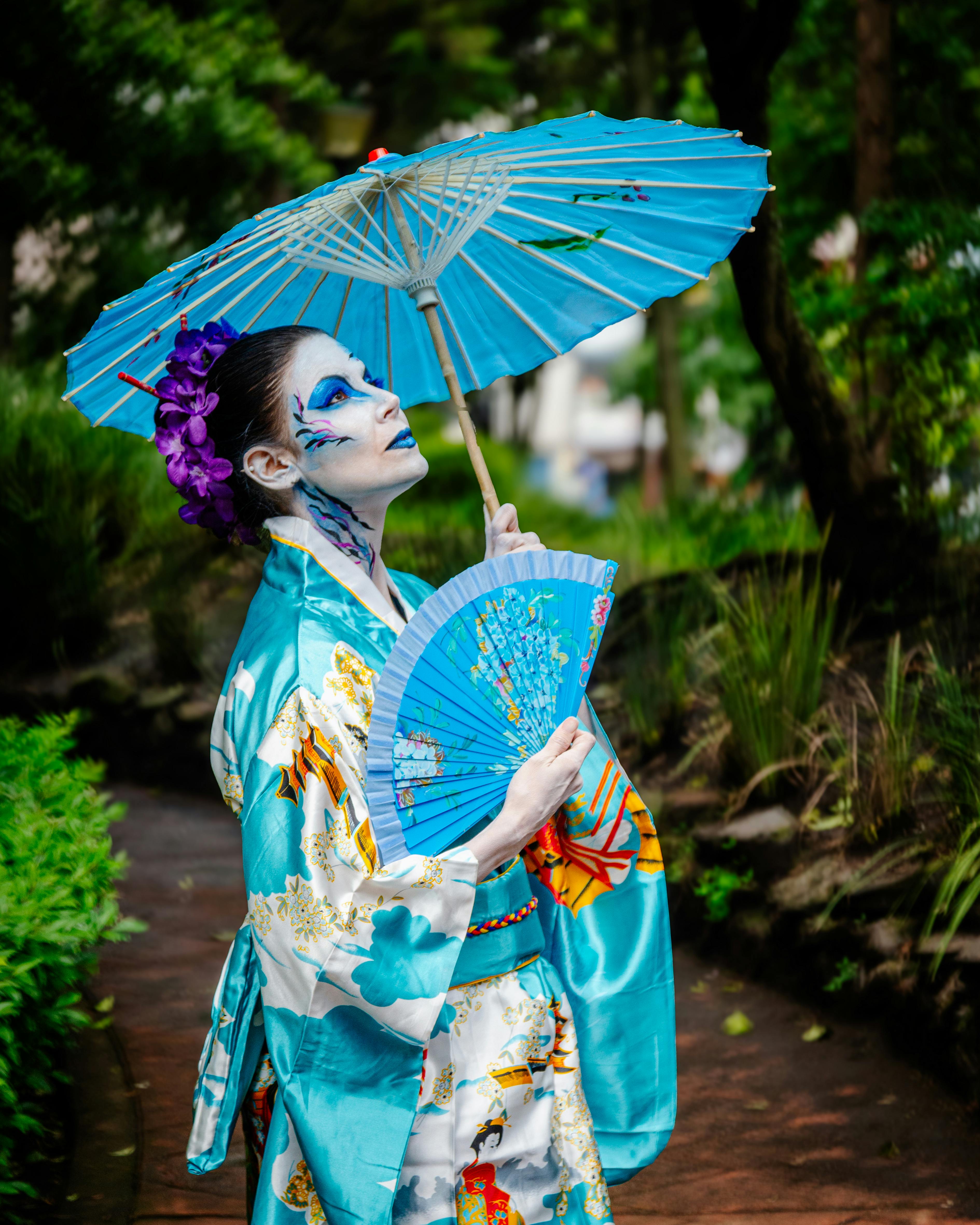 Geisha Blue · Free Stock Photo