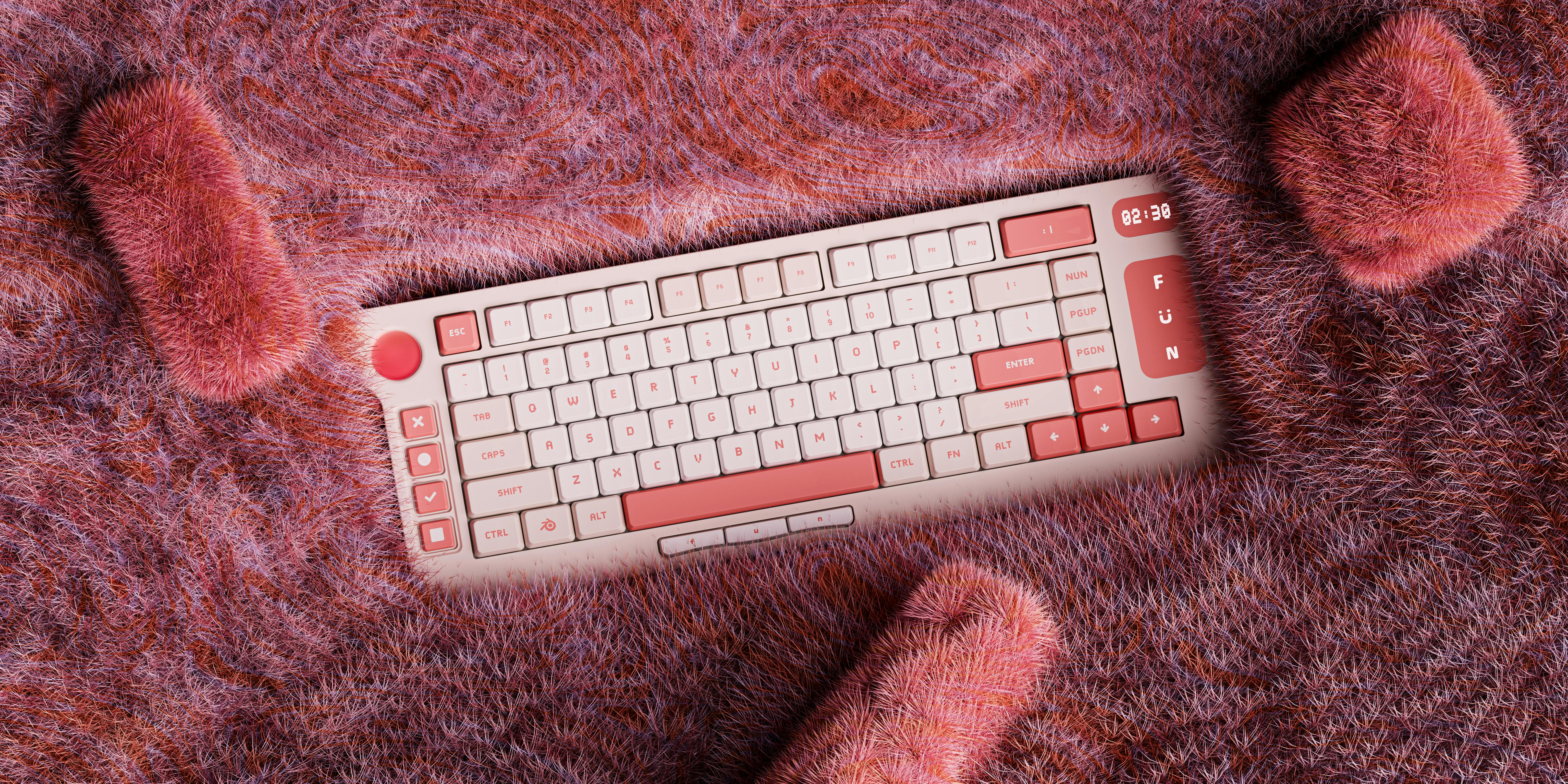 Fun Red Keyboard · Free Stock Photo