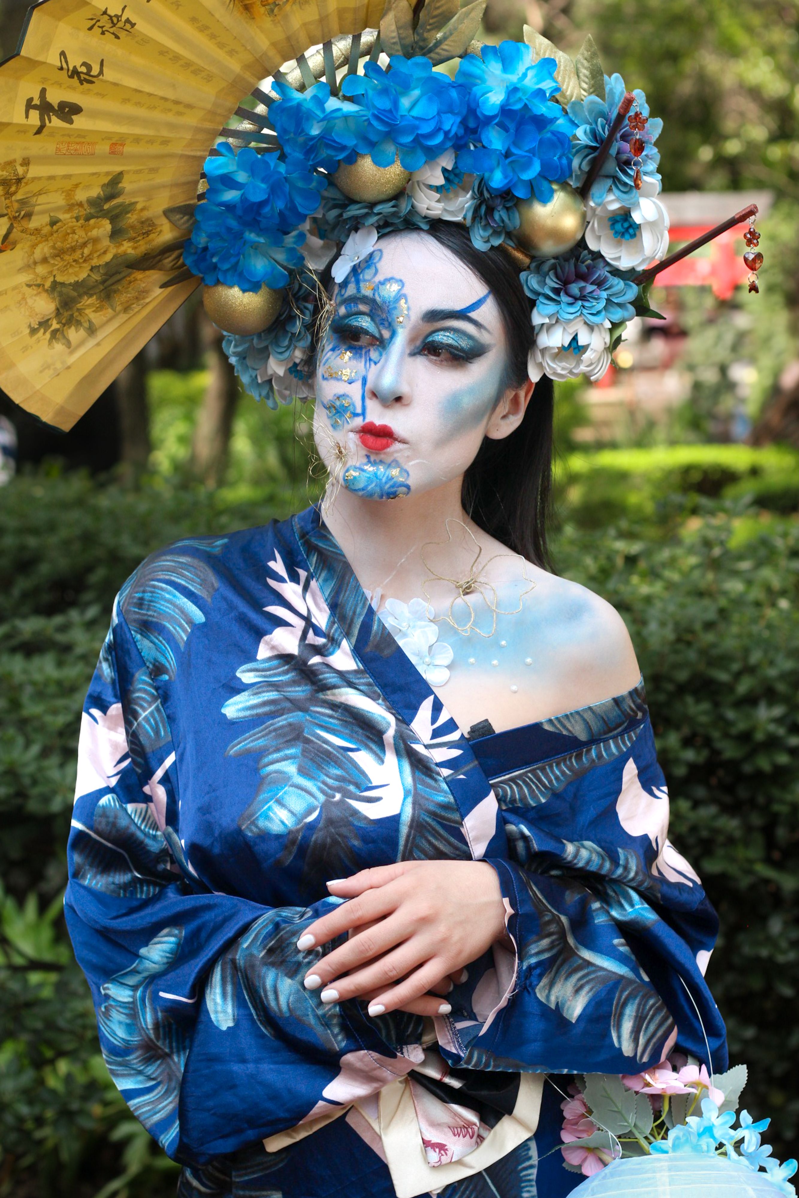 Geisha in Traditional Clothing · Free Stock Photo