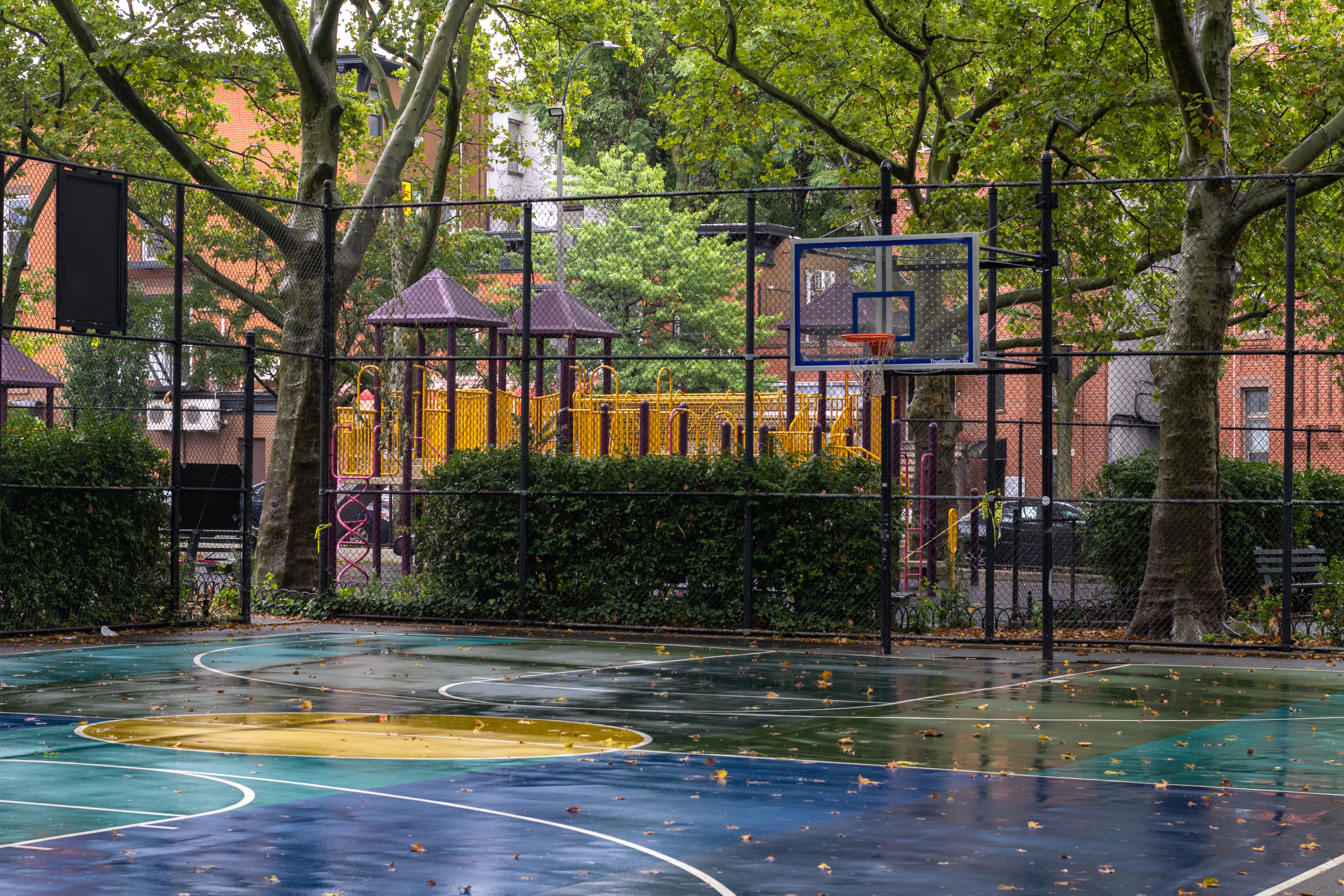 Basketball Field in a Park · Free Stock Photo
