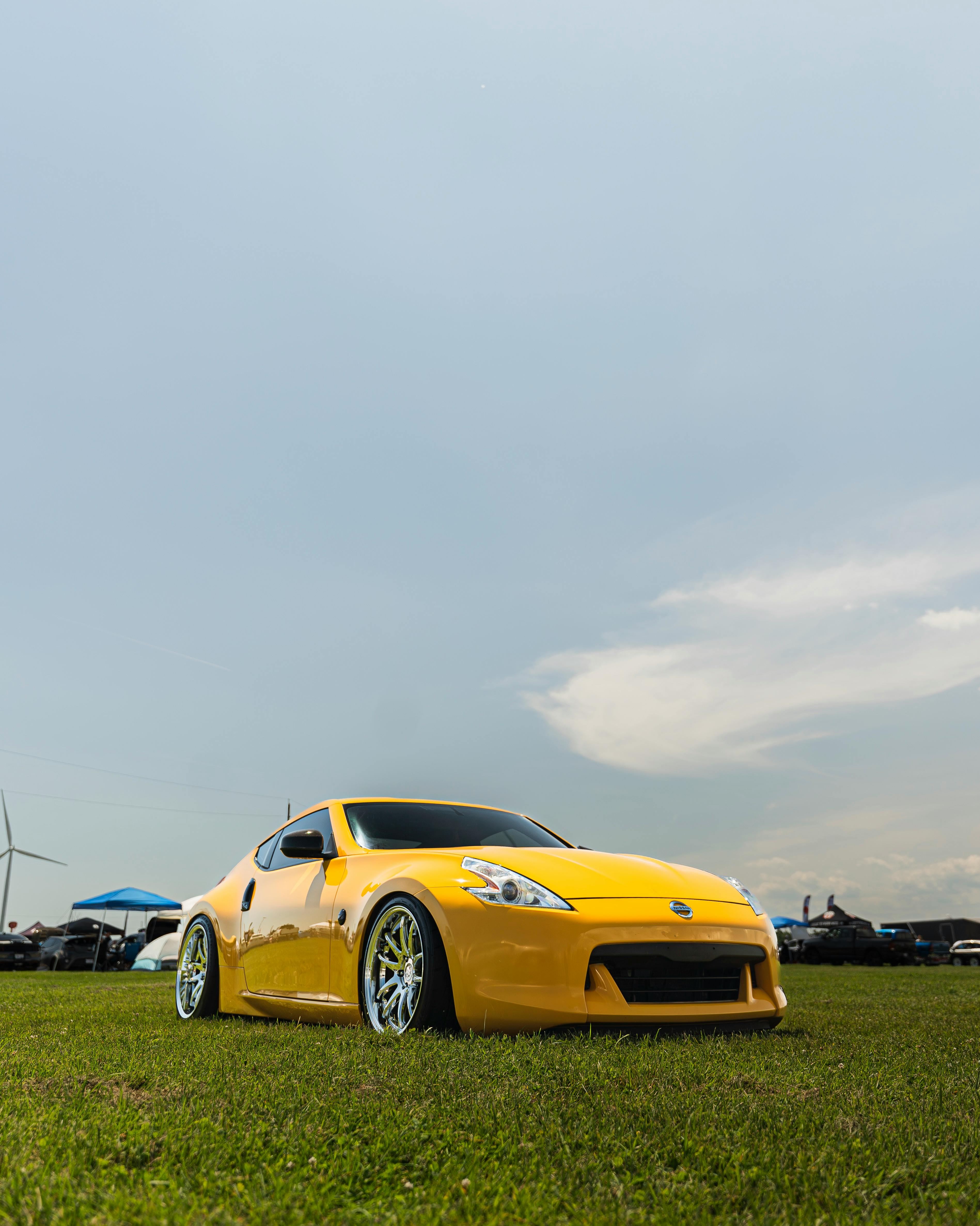 Yellow Nissan 370Z at the Car Show · Free Stock Photo