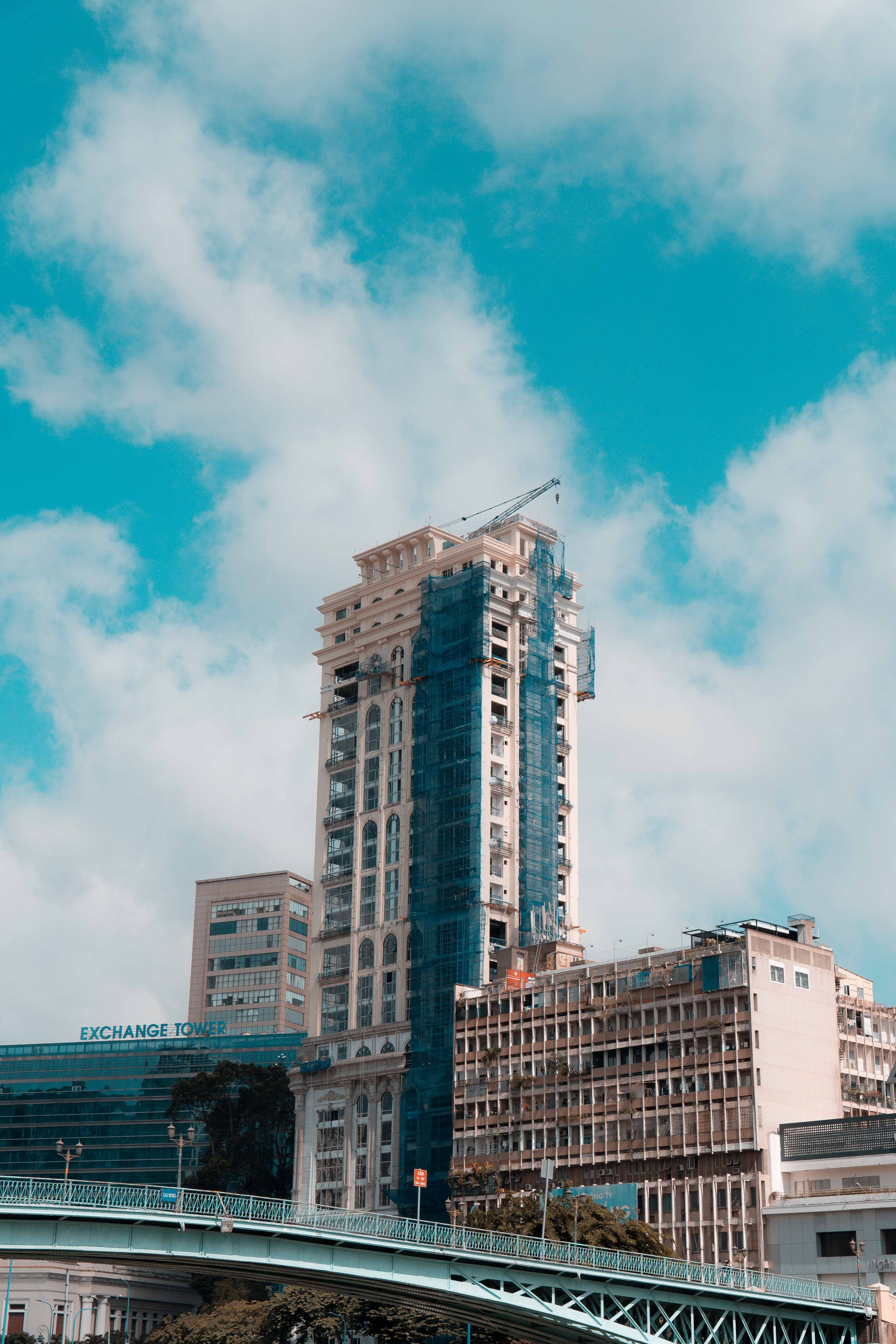 Urban High-Rise Buildings on a Clear Day · Free Stock Photo