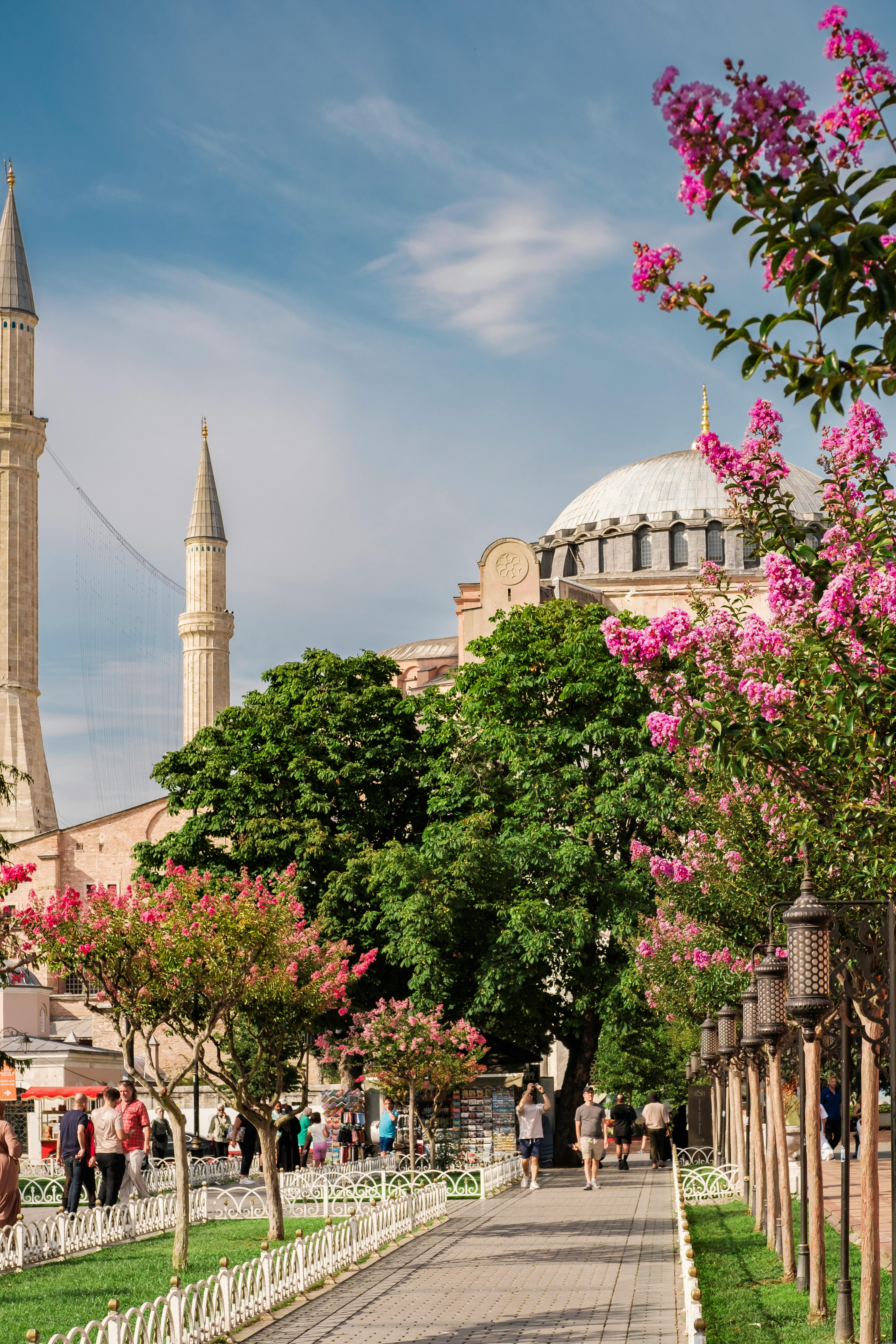 Ücretsiz açık hava, açık sahne, ağaçlar, antik, aya sofya, ayak ...