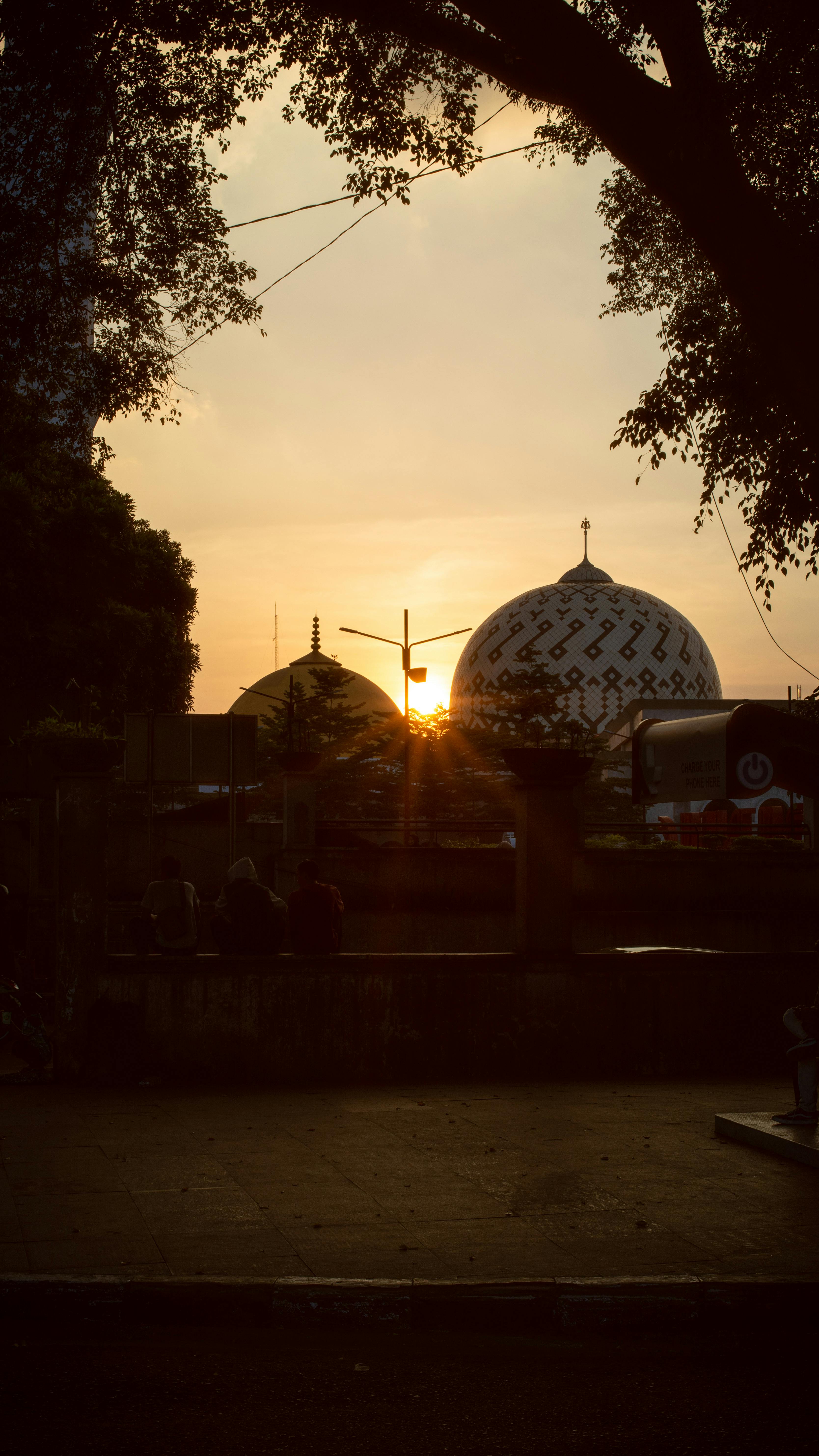 Free stock photo of architecture, mosque, sunrise