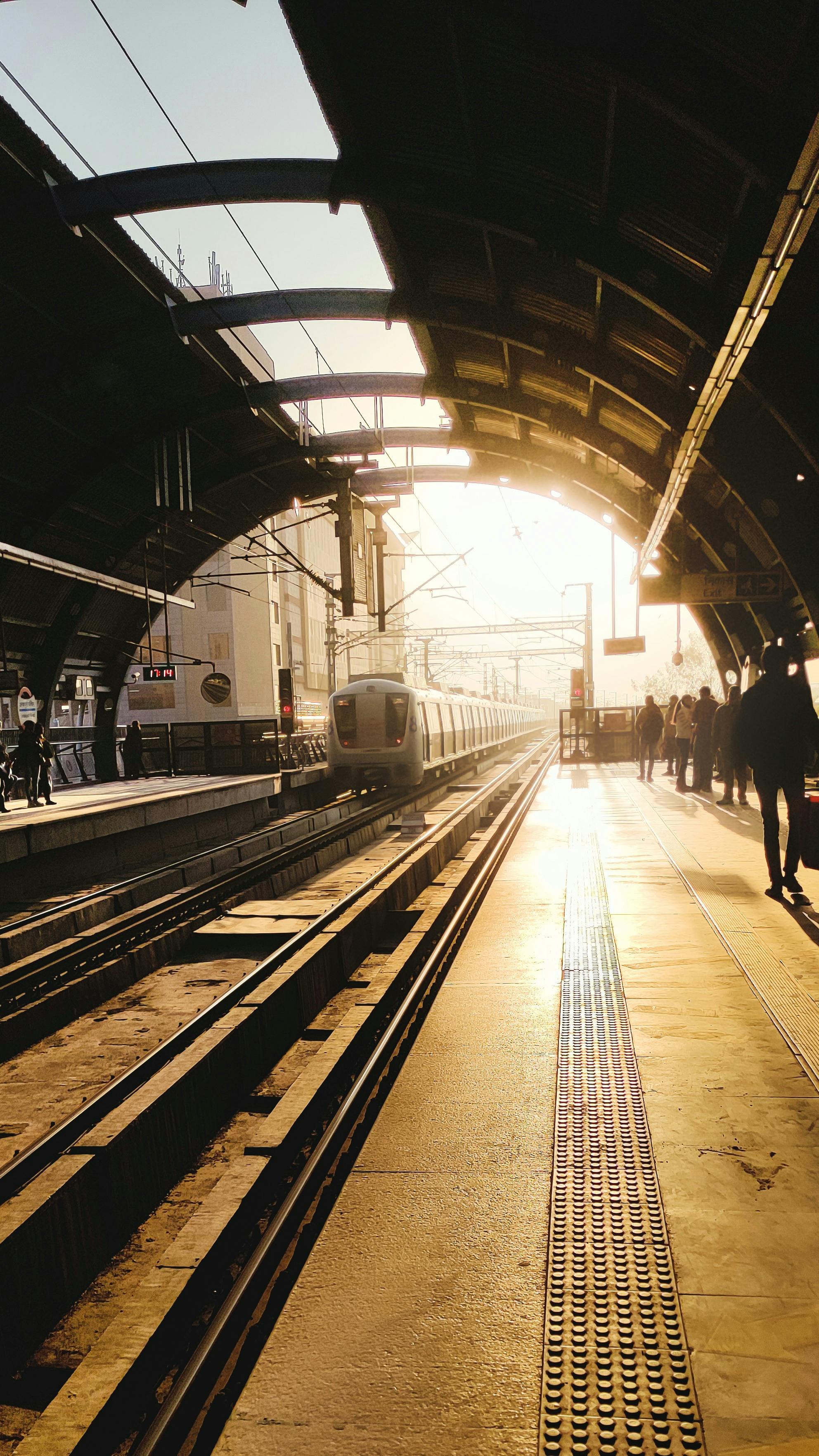 Delhi Metro Subway Platform · Free Stock Photo