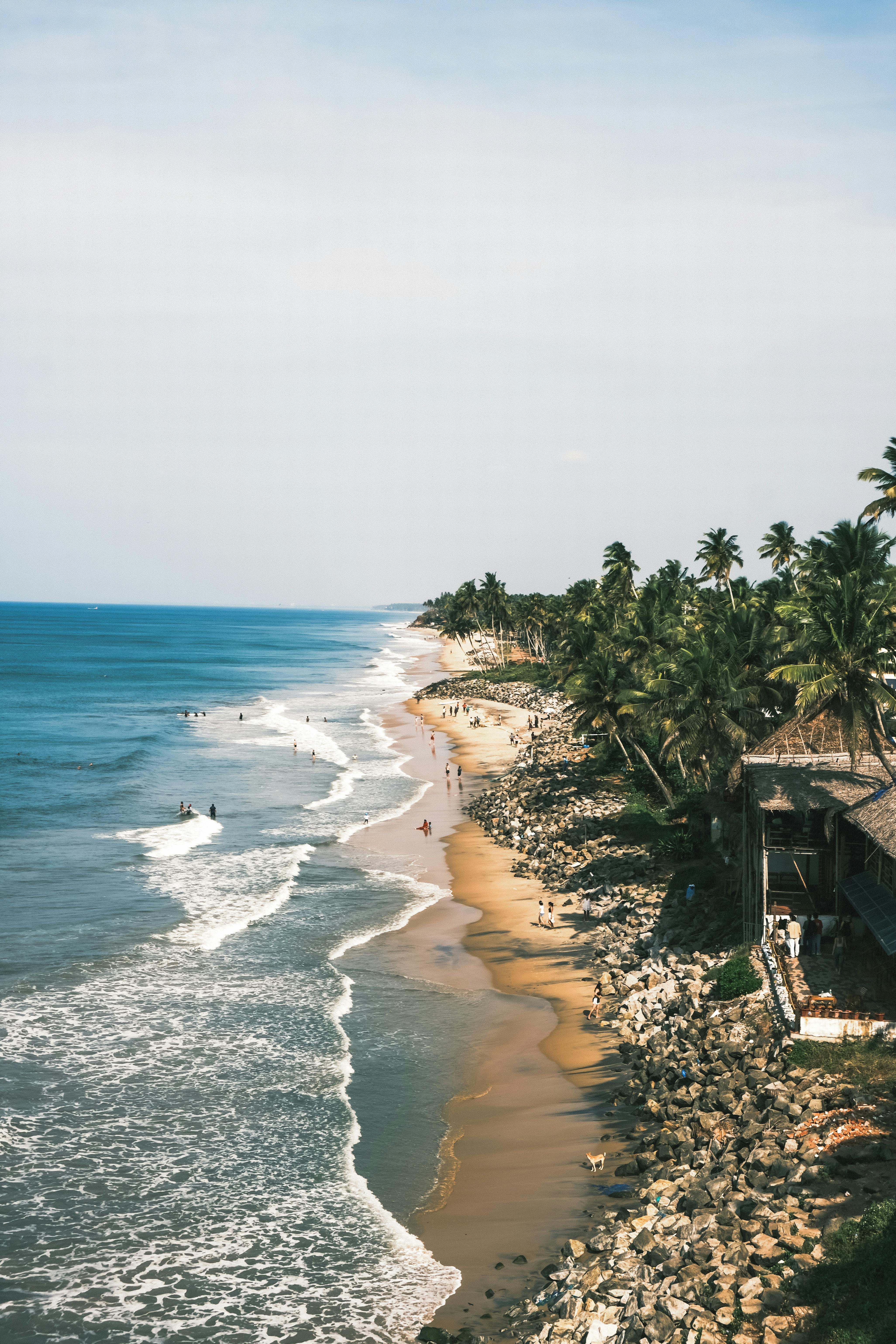 Colorful Varkala Beach · Free Stock Photo