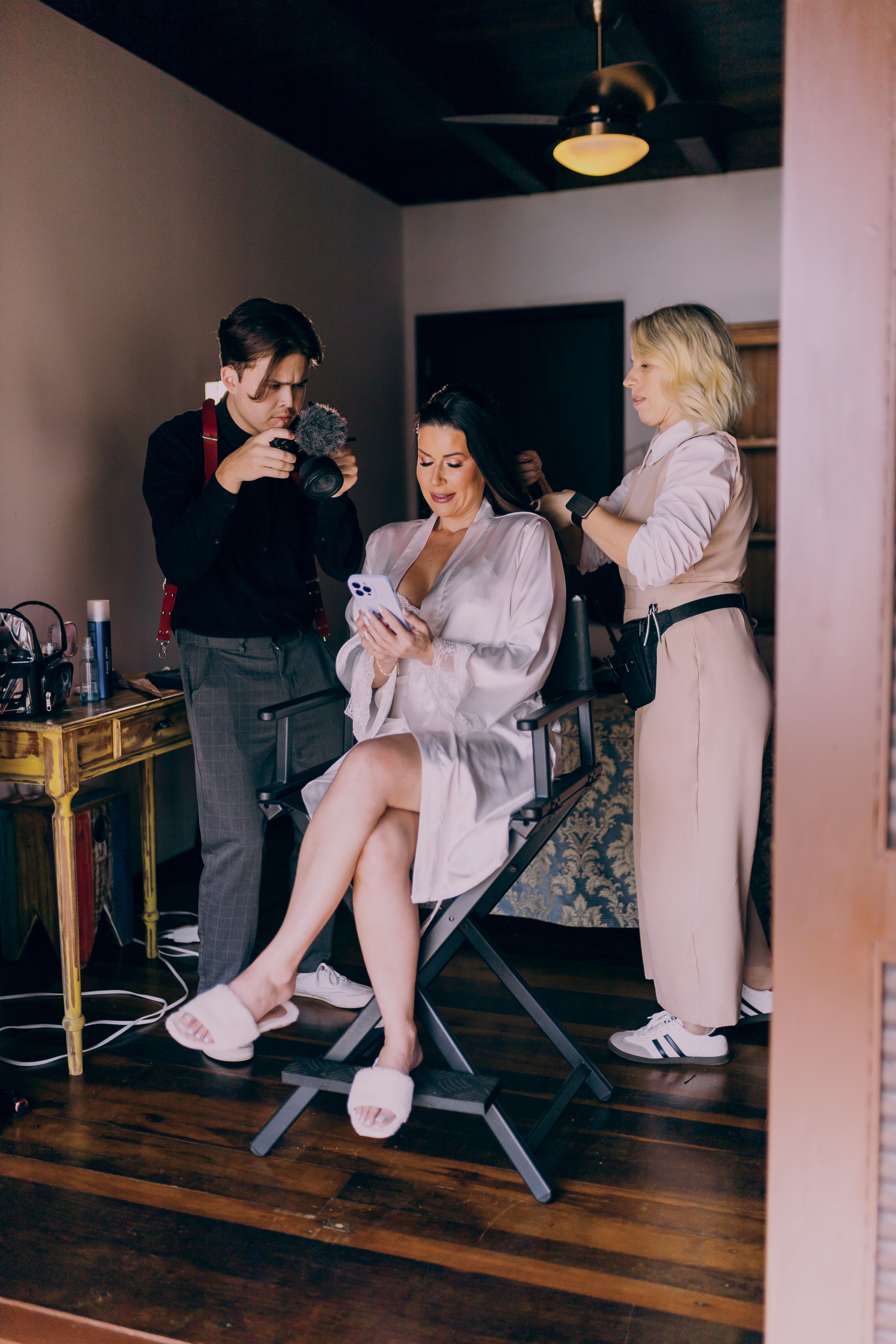 Man Drying Woman's Hair · Free Stock Photo