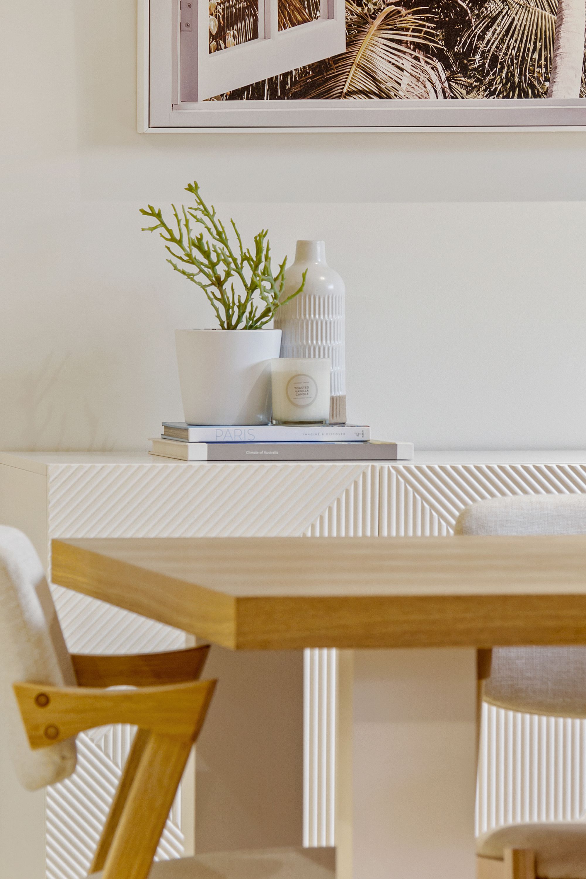 Empty White Chairs Beside Table · Free Stock Photo