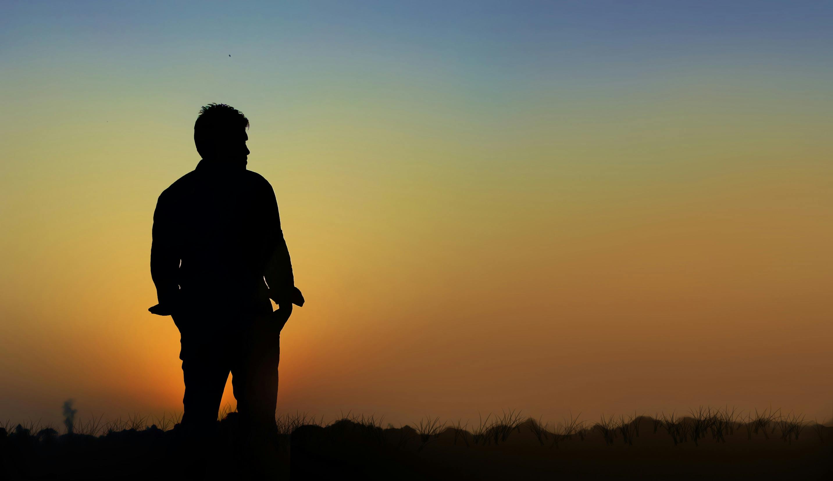 Kostenloses Foto zum Thema: allein, schatten, silhouette
