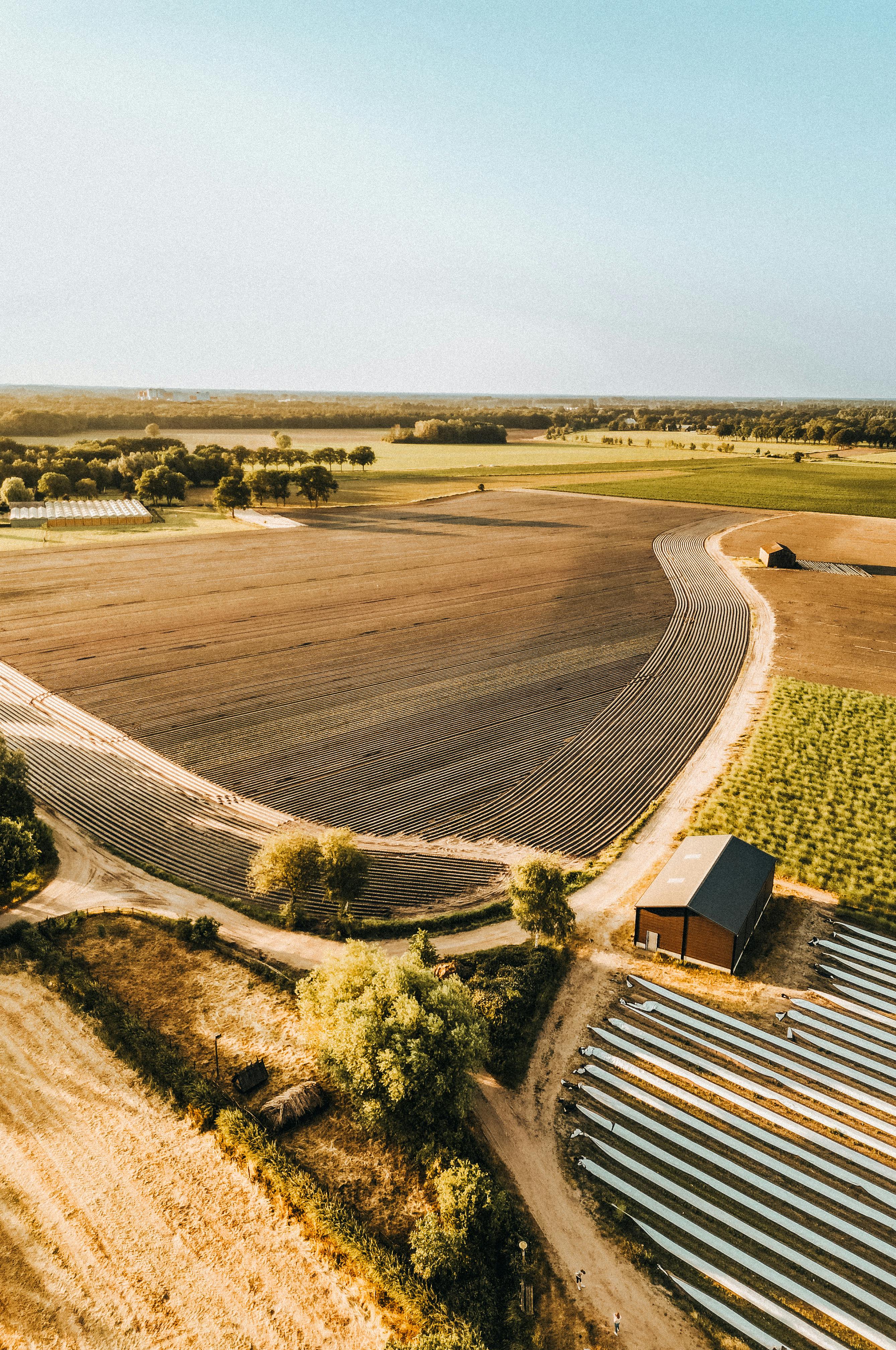 Aerial View of Field · Free Stock Photo