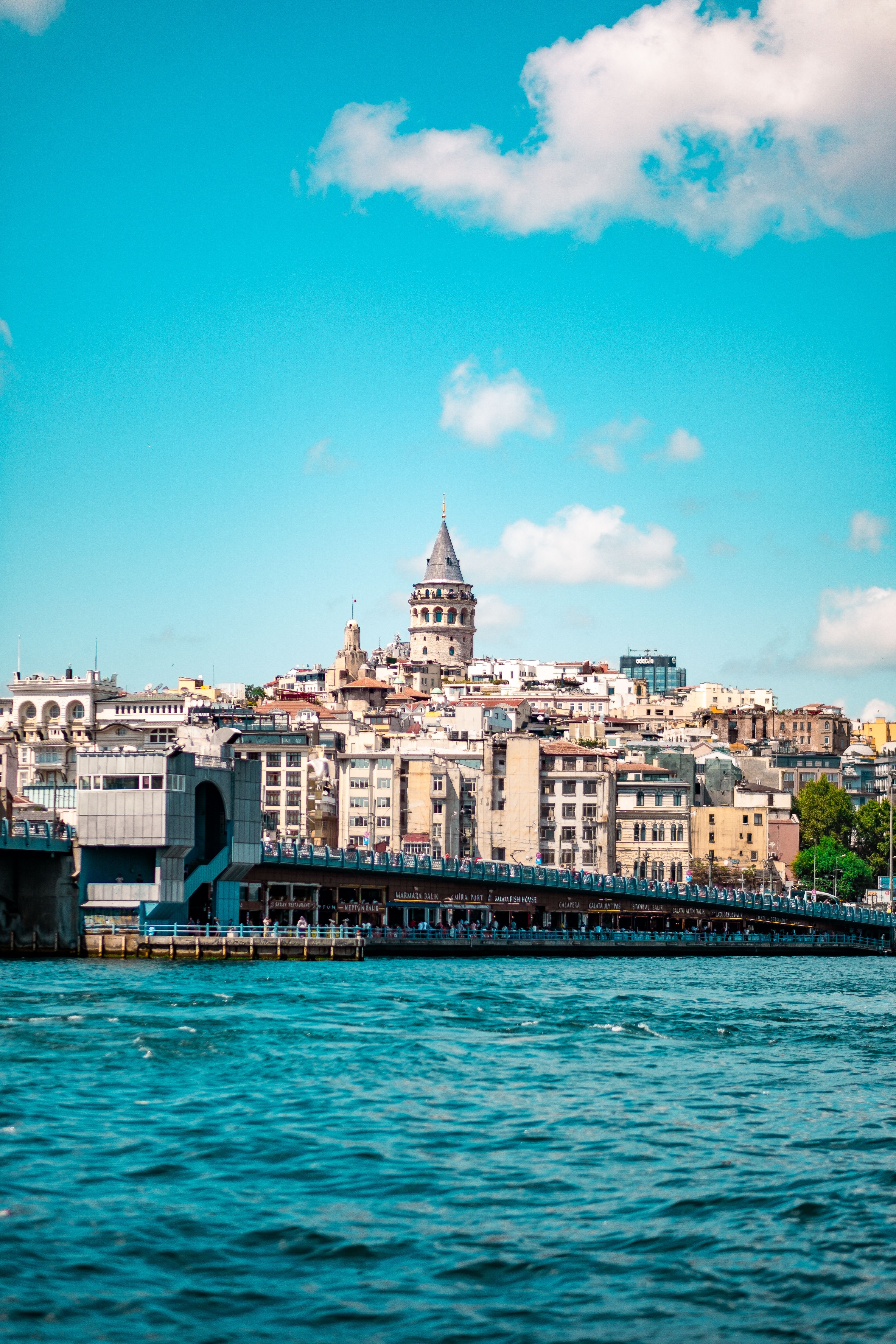 The city of istanbul is seen from the water · Free Stock Photo