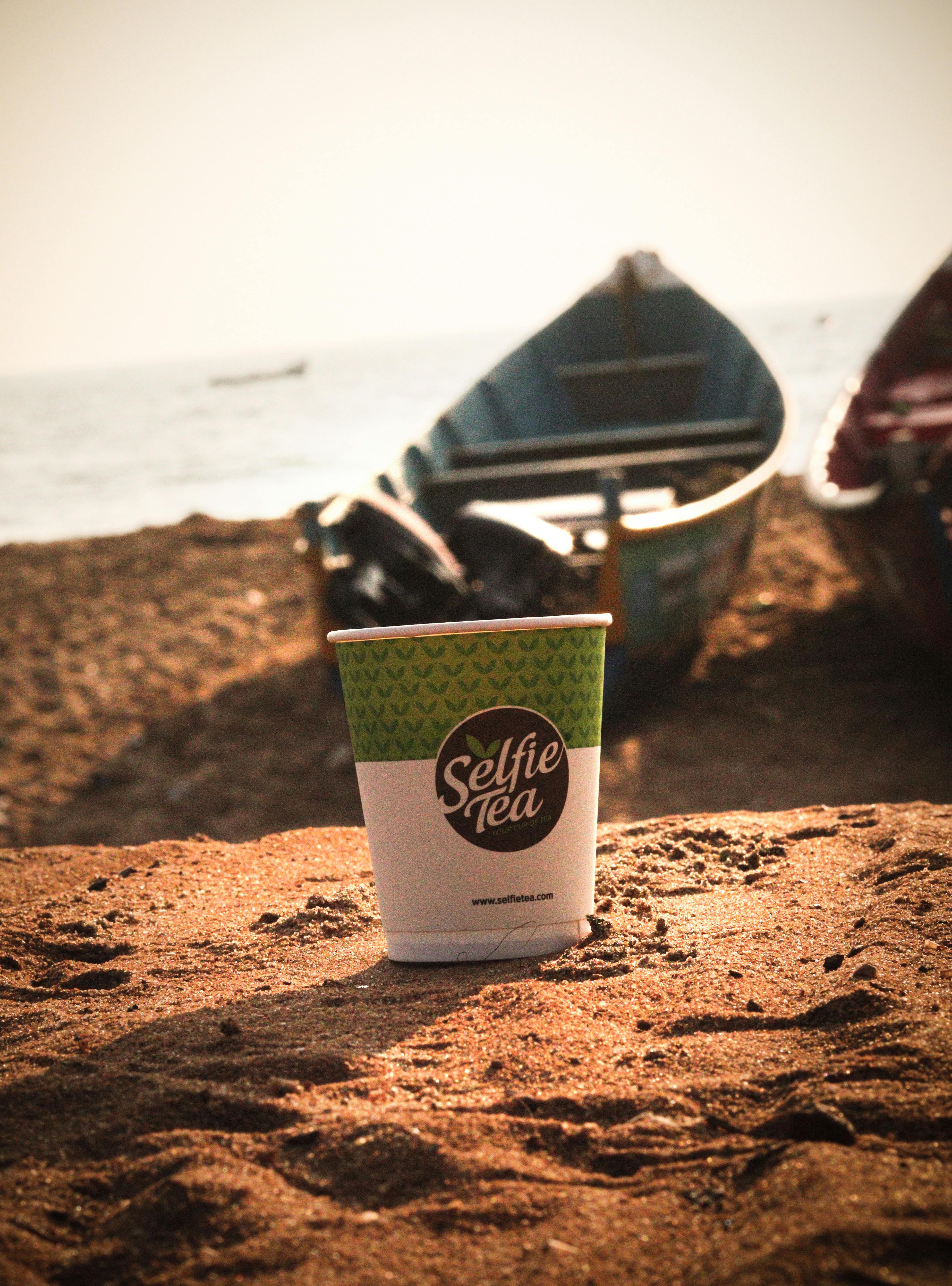 Beach Photoshoot For Selfie Tea · Free Stock Photo