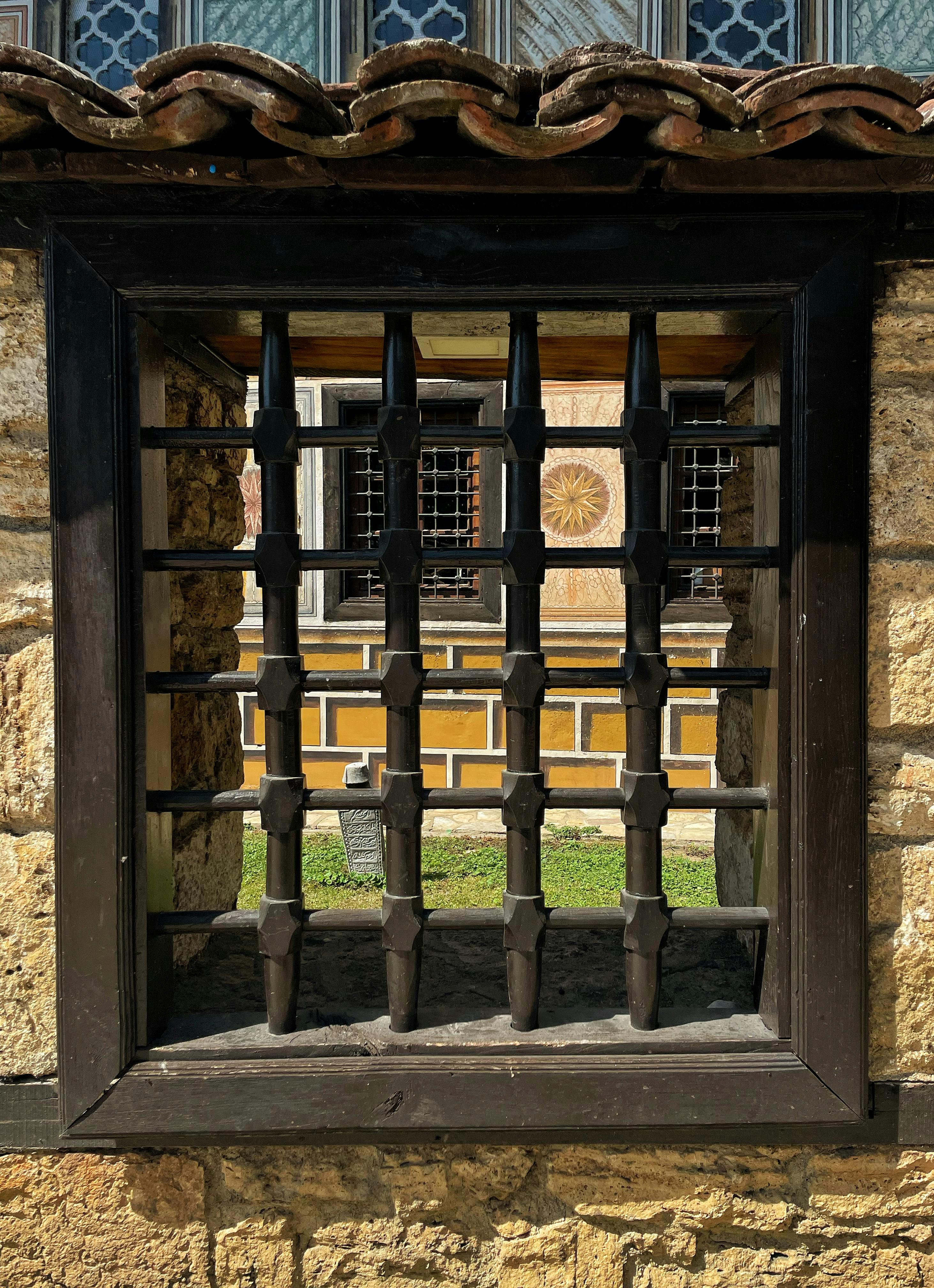 Blue Steel Window Frame · Free Stock Photo