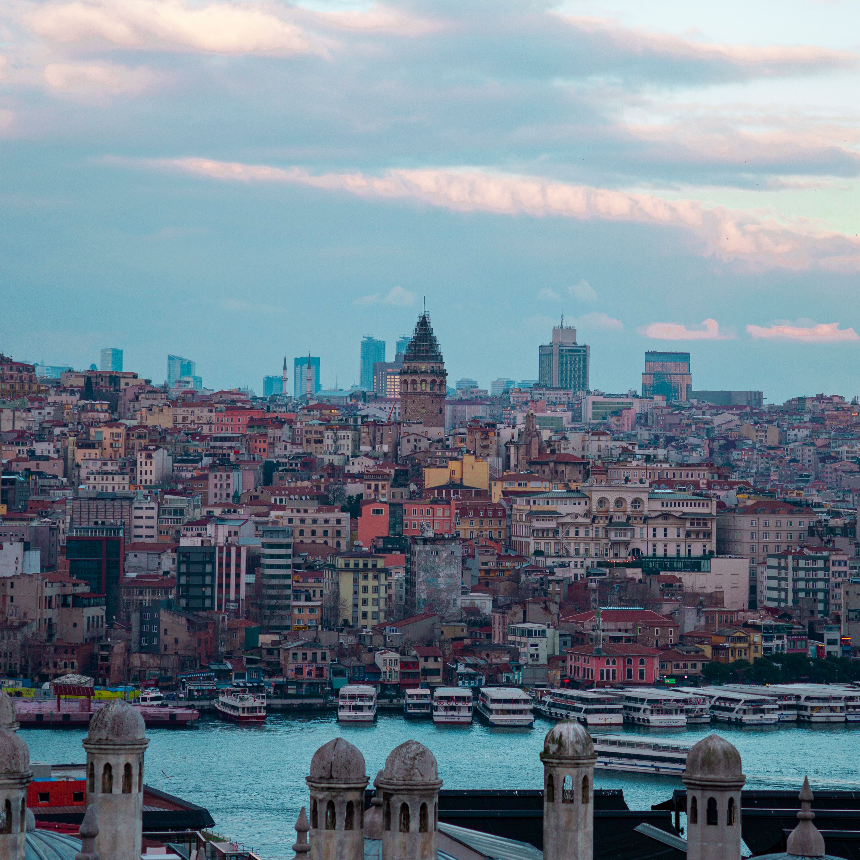 The city of istanbul is seen from the water · Free Stock Photo