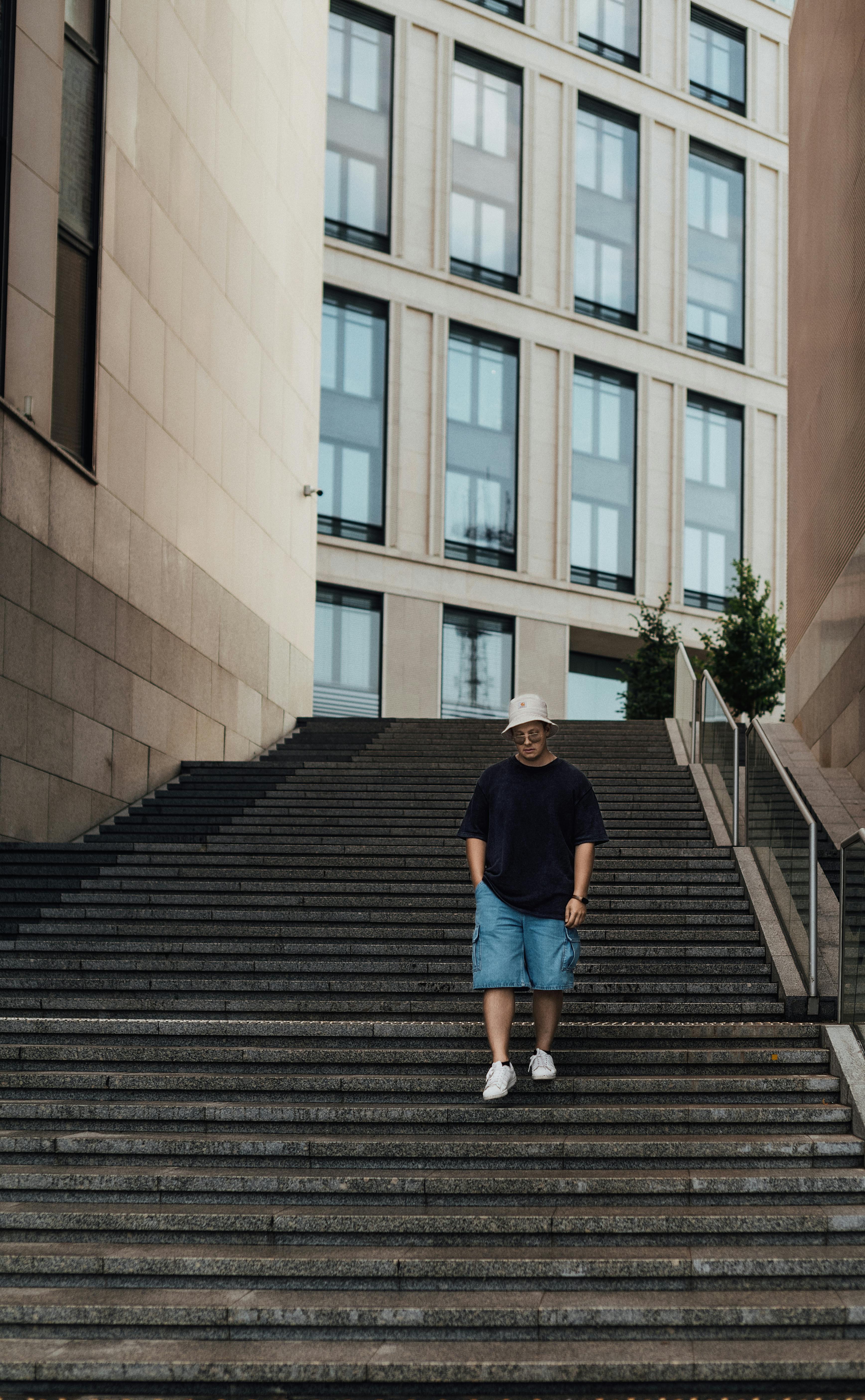 Person On Stairs · Free Stock Photo