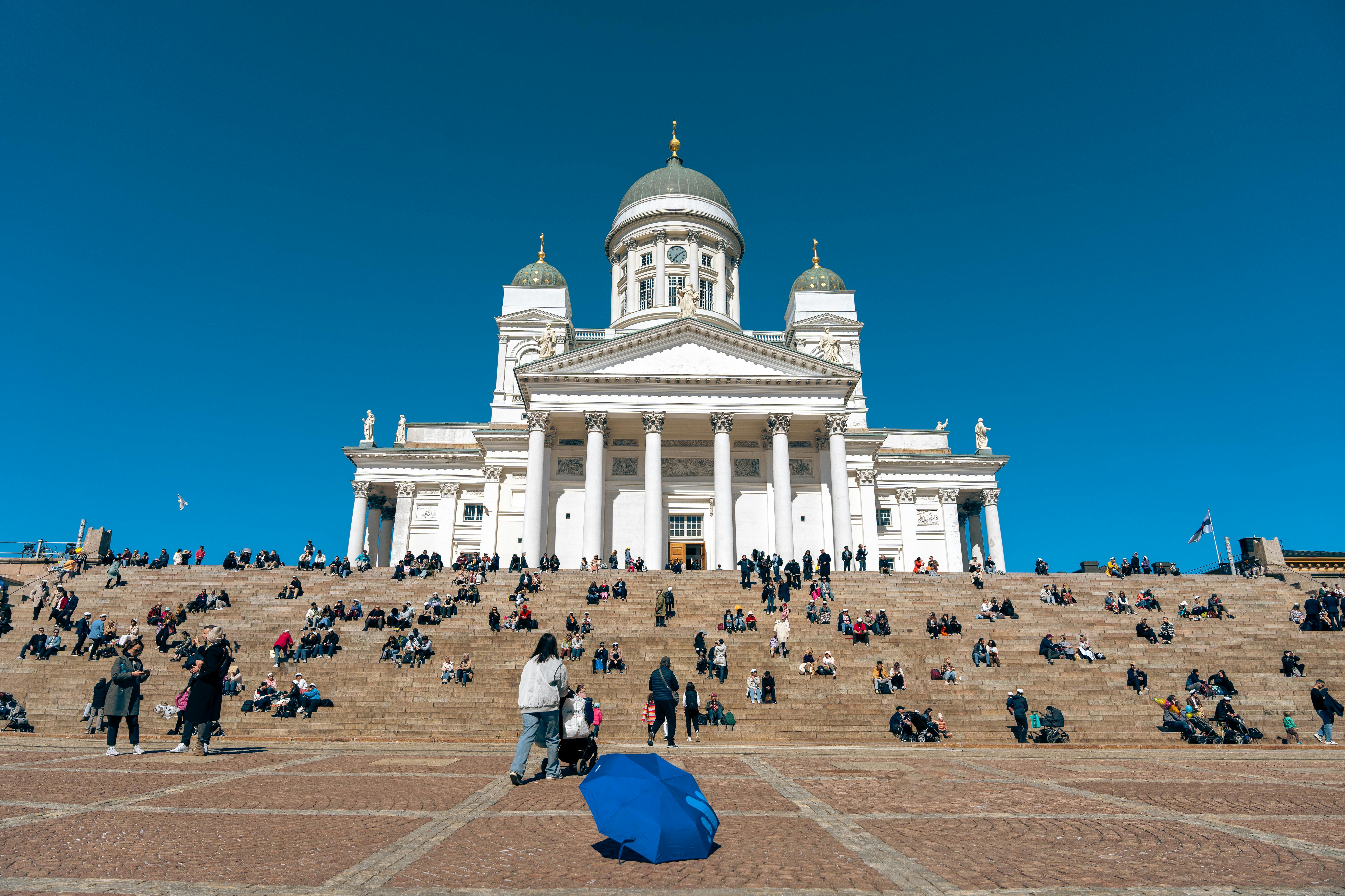 Tuomiokirkko an Iconic Landmark of Helsinki · Free Stock Photo