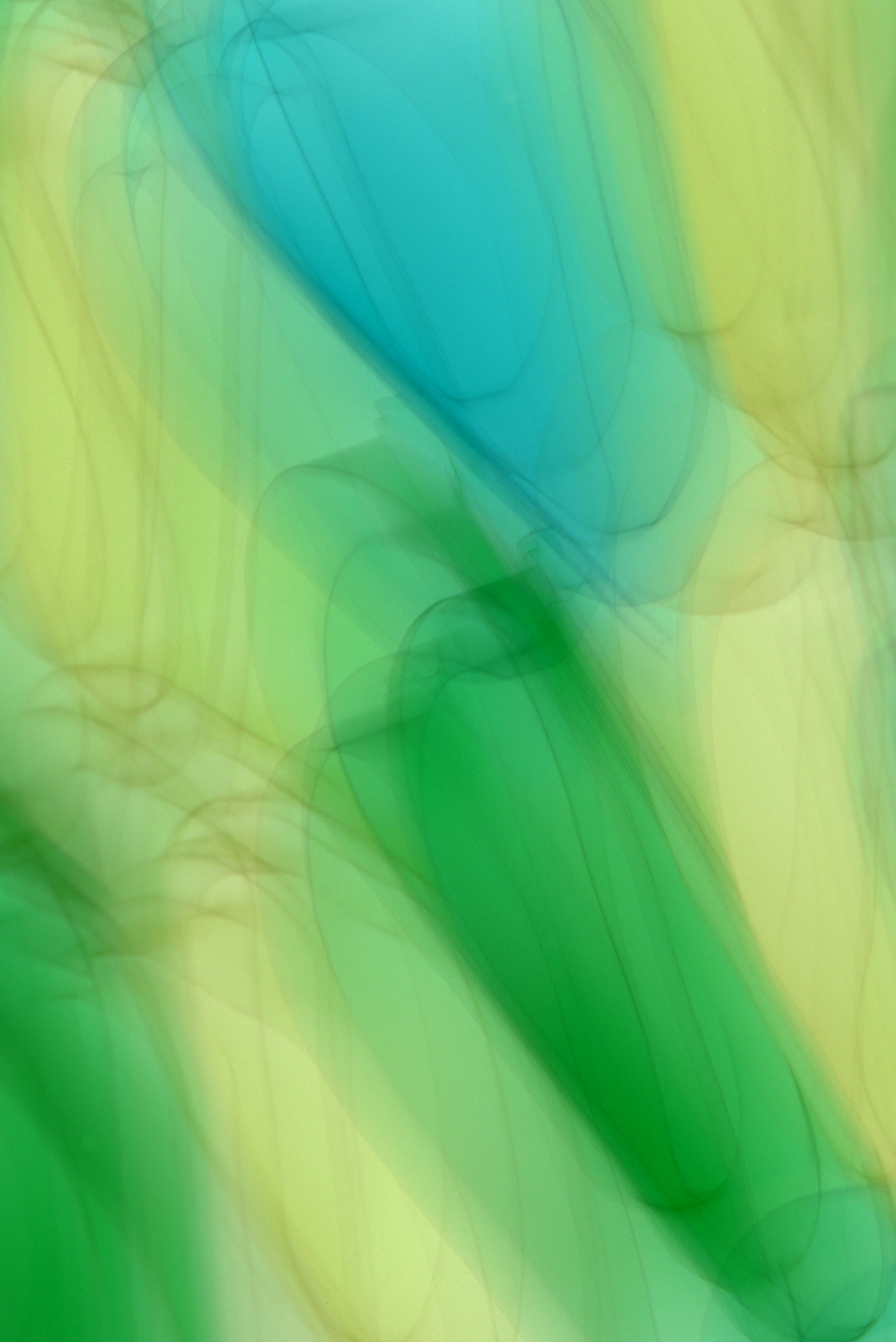 Green and Blue Shapes in Abstract Graphic · Free Stock Photo