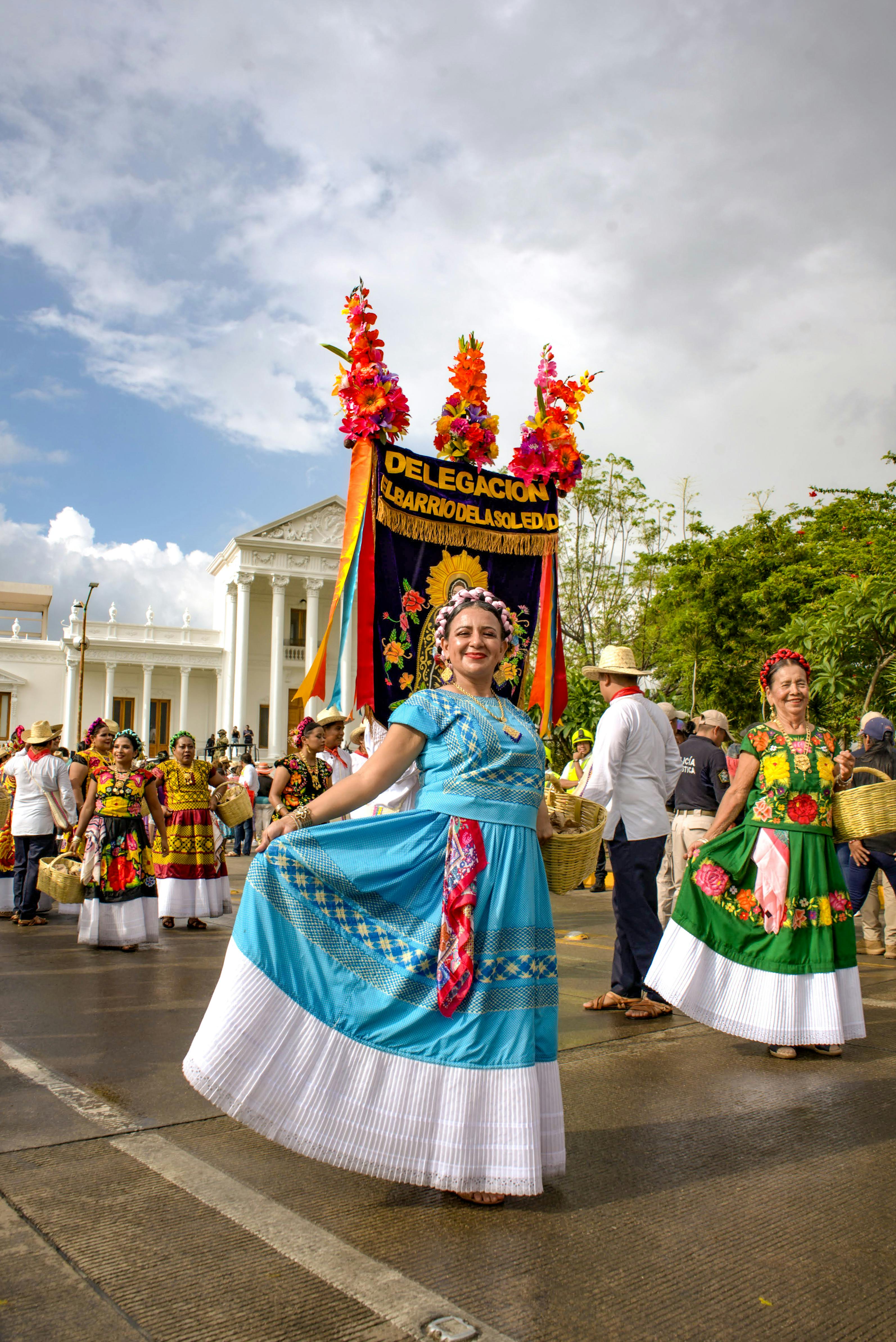 Person in Traditional Dress at the Street · Free Stock Photo