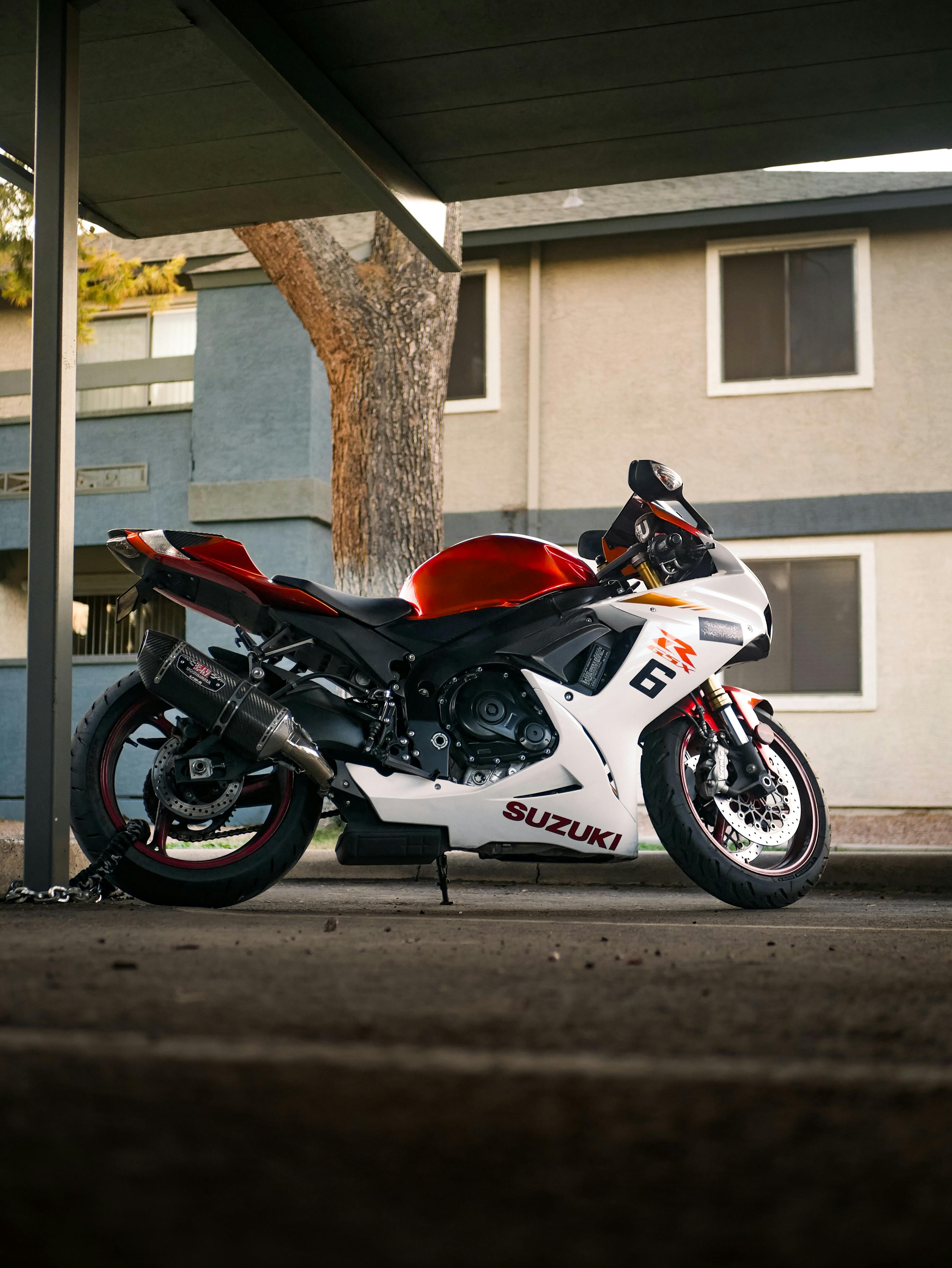 Engine of retro motorcycle on street · Free Stock Photo