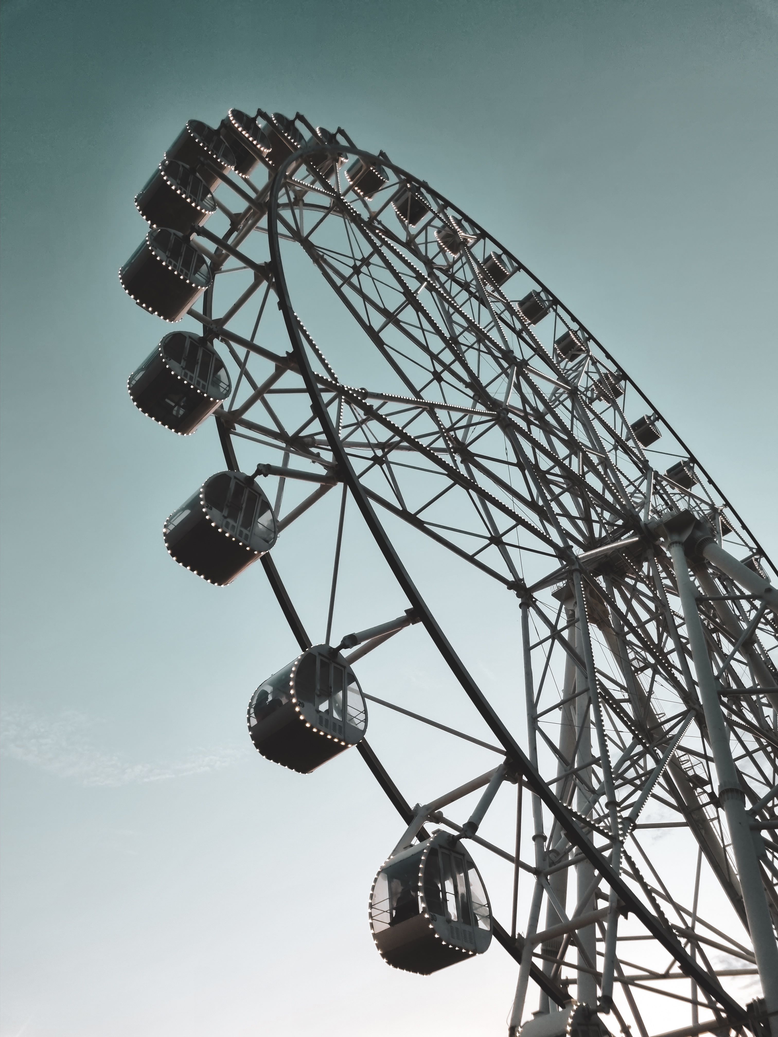 A ferris wheel with the words, the best way to see the city · Free ...
