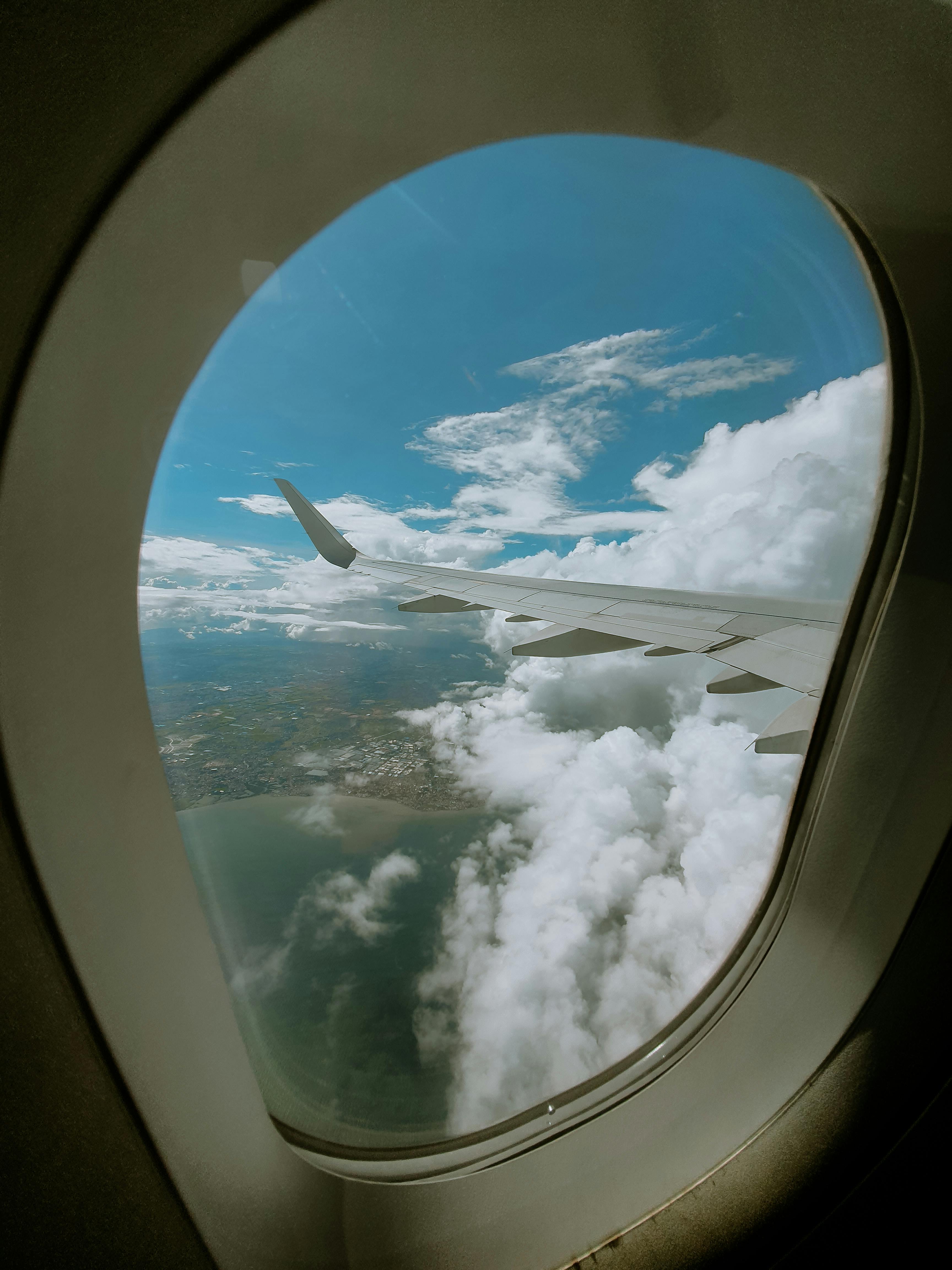 Foto de stock gratuita sobre aerolínea, aeronave, ala, altitud ...