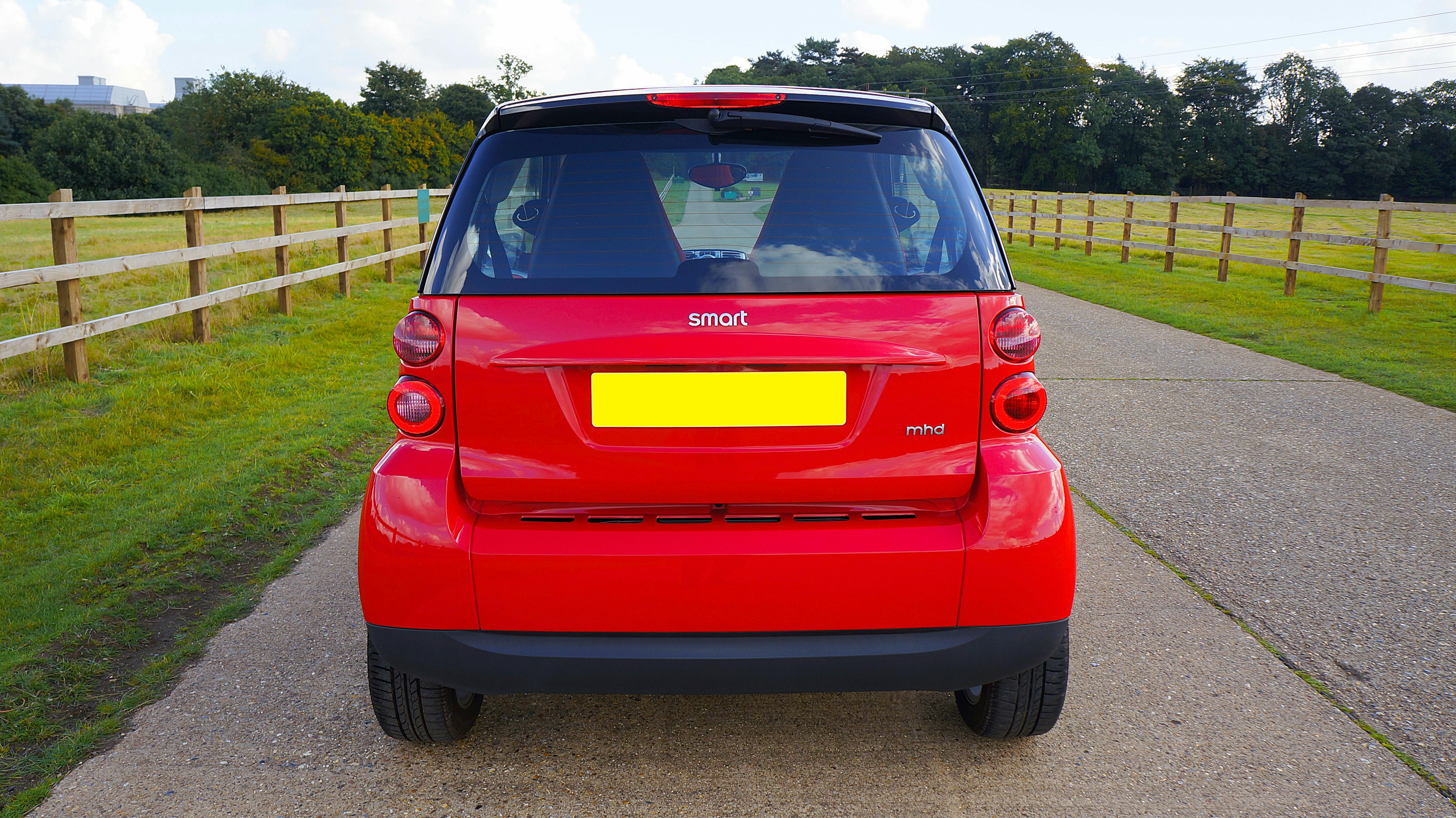 Silver and Gray Smart Forto Coup · Free Stock Photo