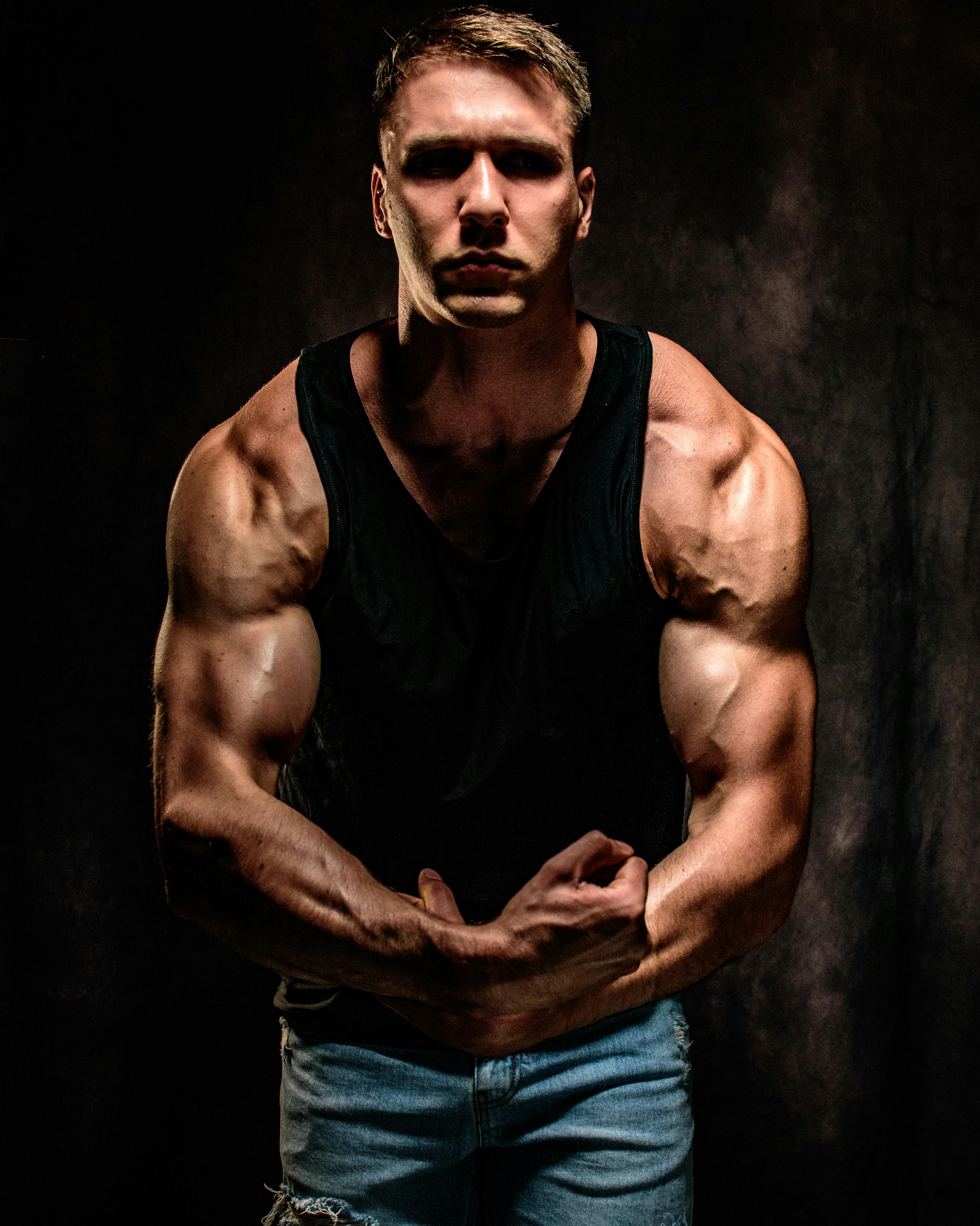 Man Posing in Brown Set · Free Stock Photo