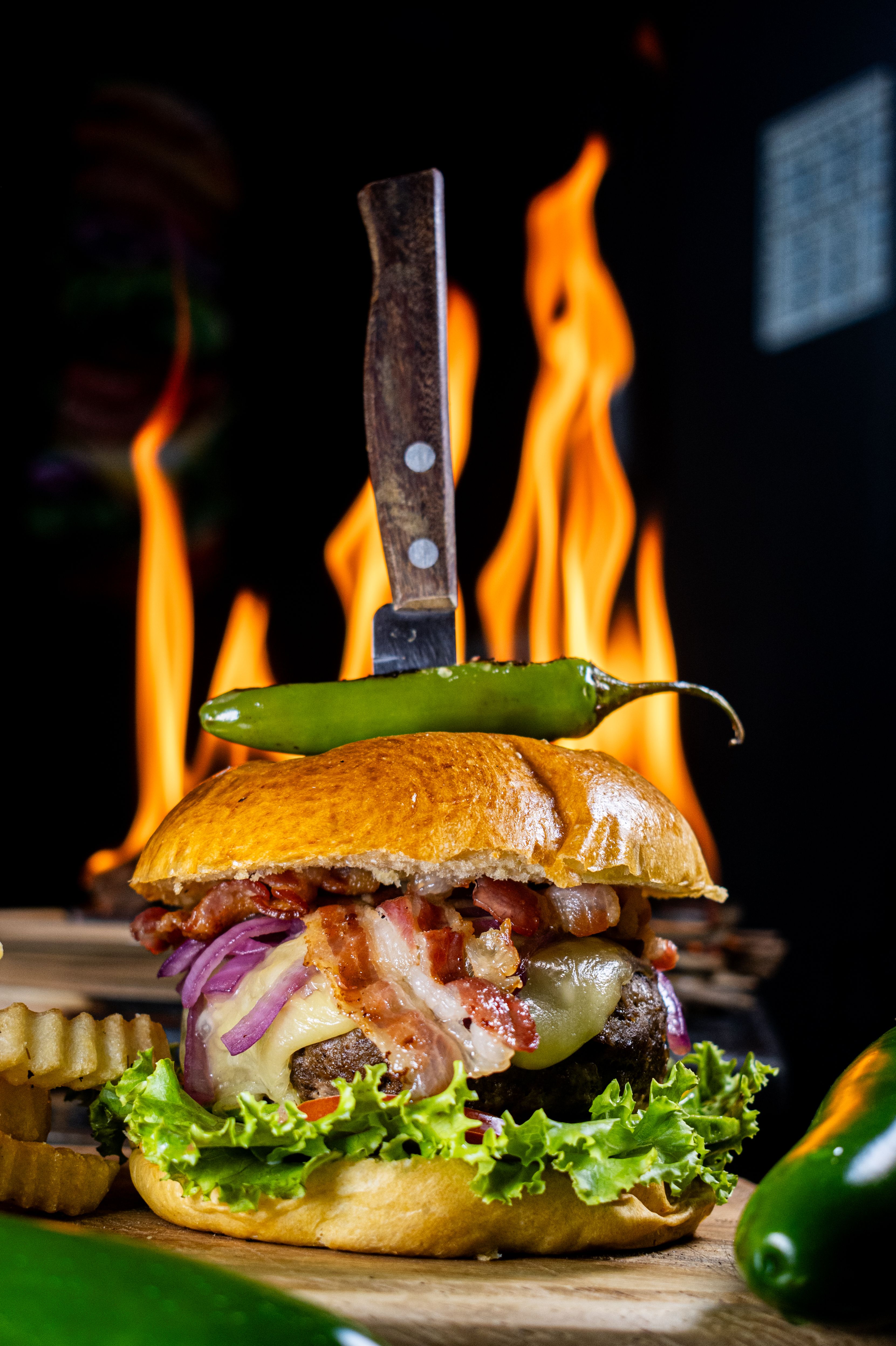 Bread Slice With Burger · Free Stock Photo