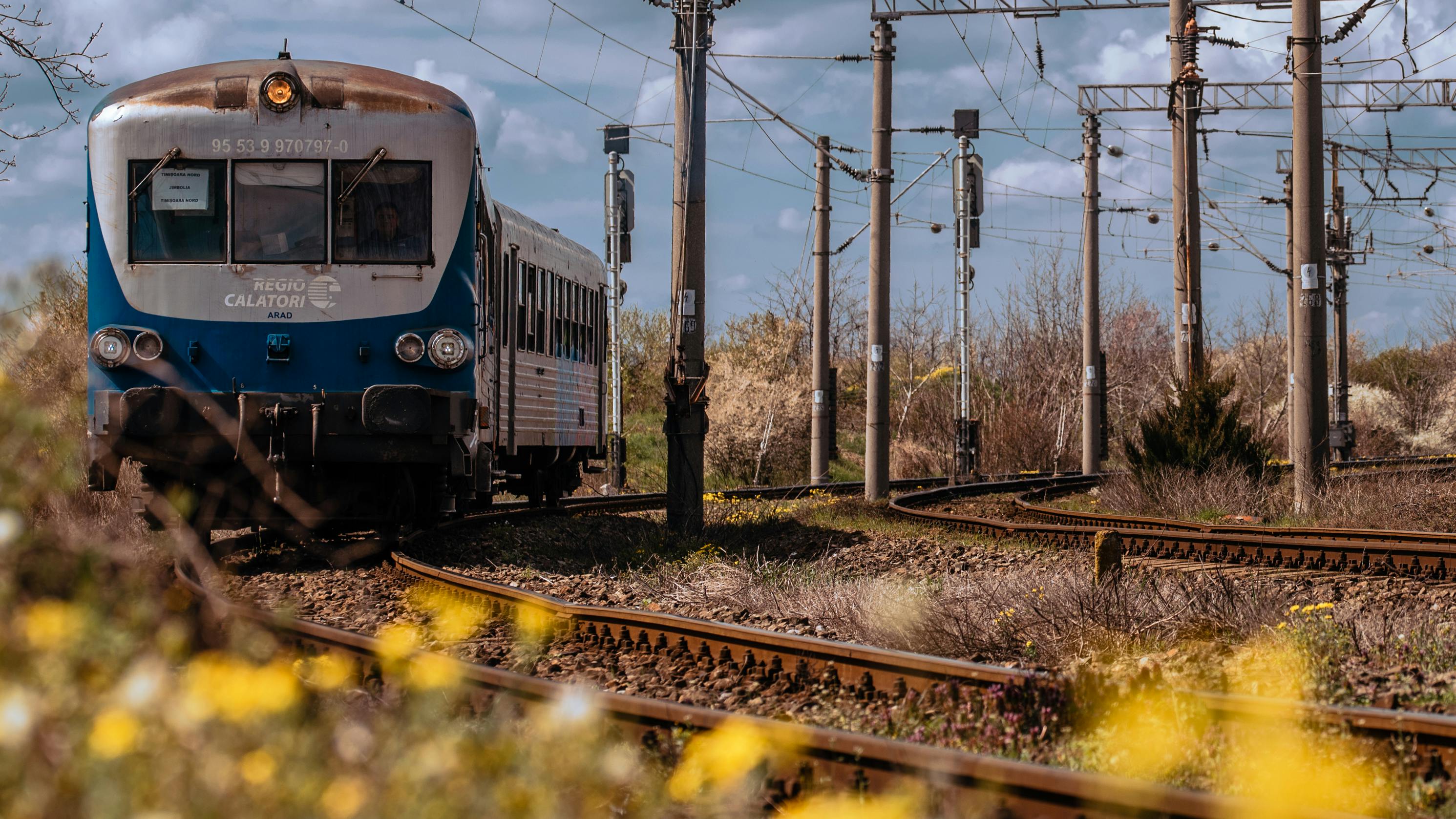 Brown Train Rail on Close Up Photo during Daytime · Free Stock Photo