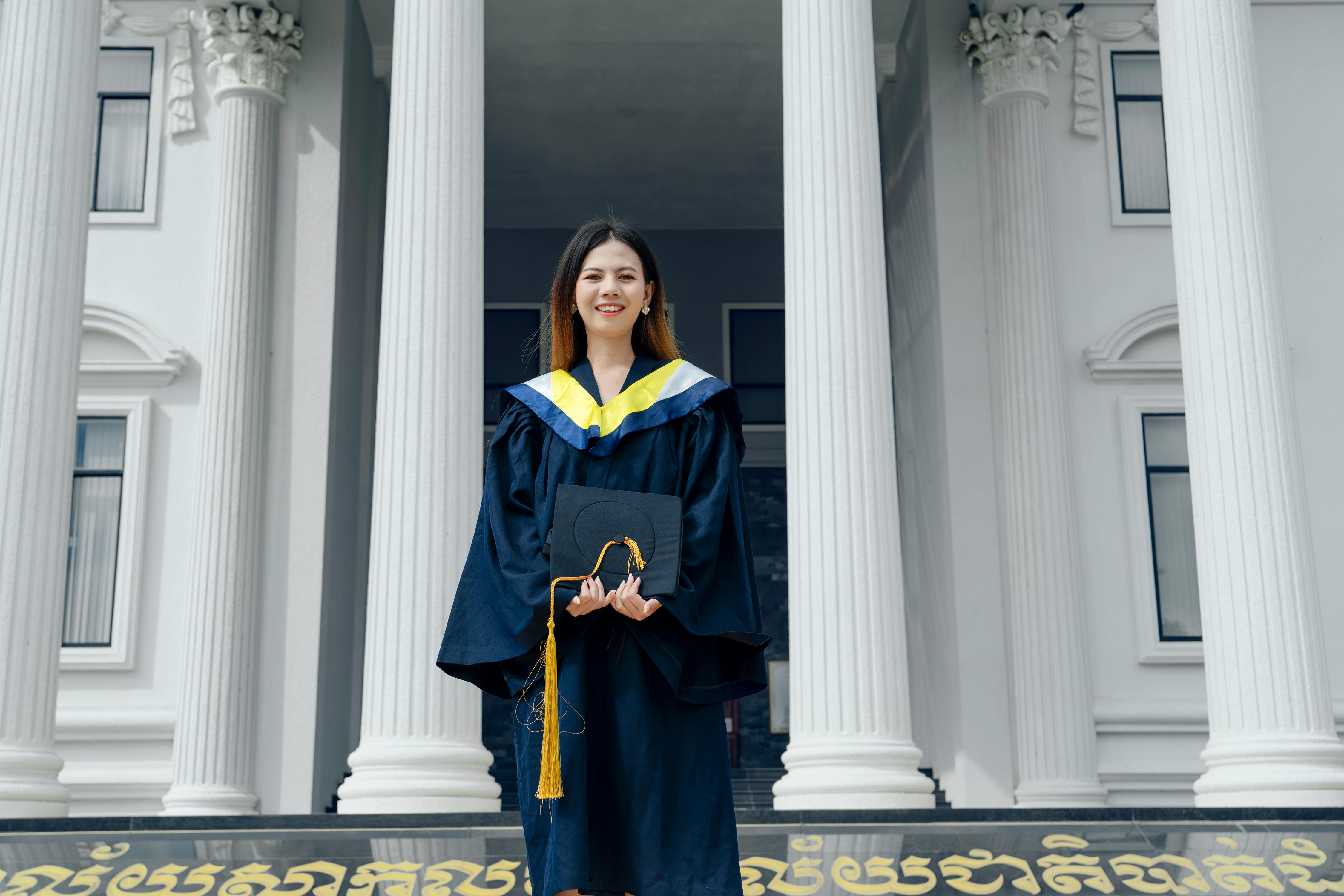 Students Wearing Academic Dress · Free Stock Photo