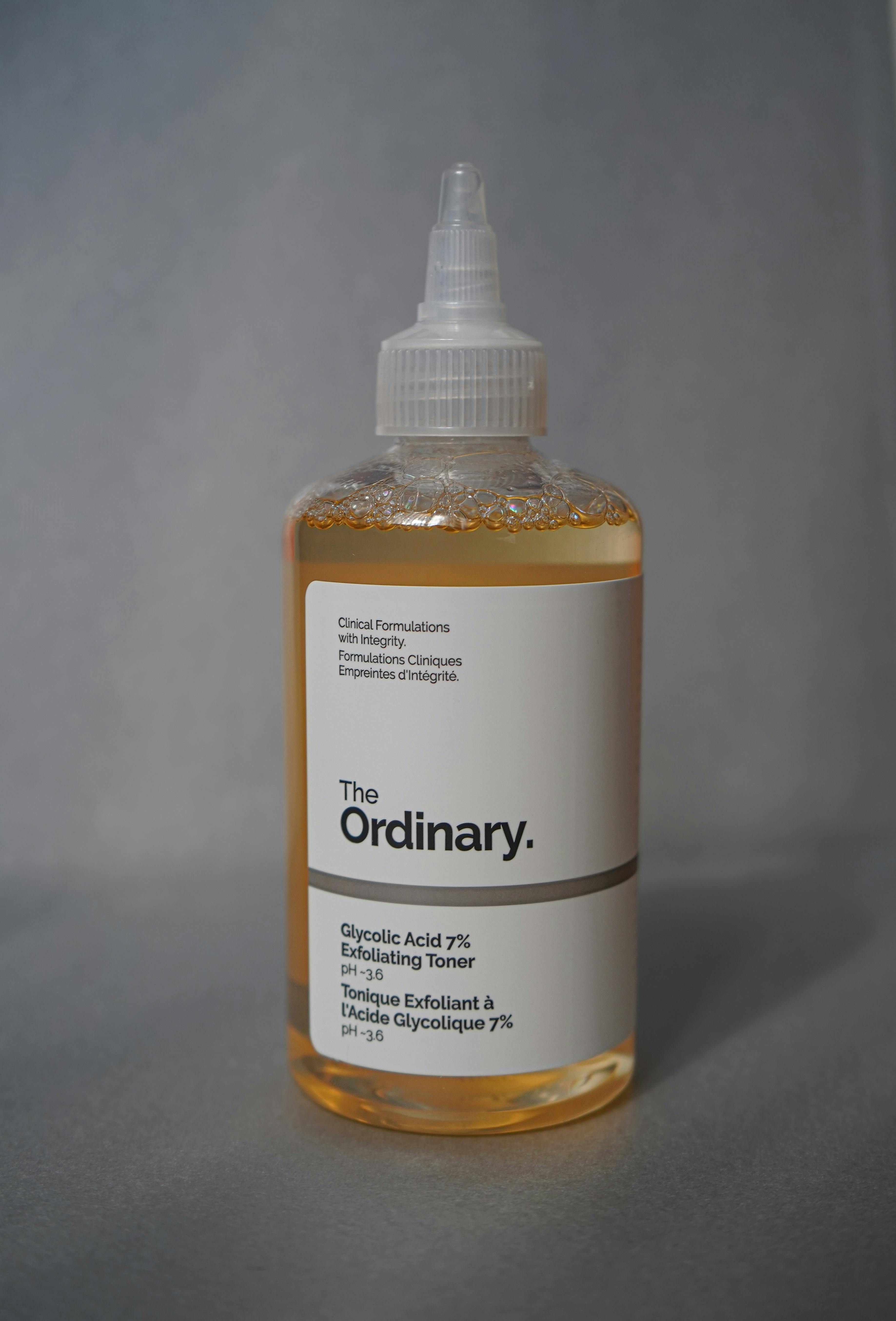 The ordinary glycolic acid toner is shown on a white background · Free ...