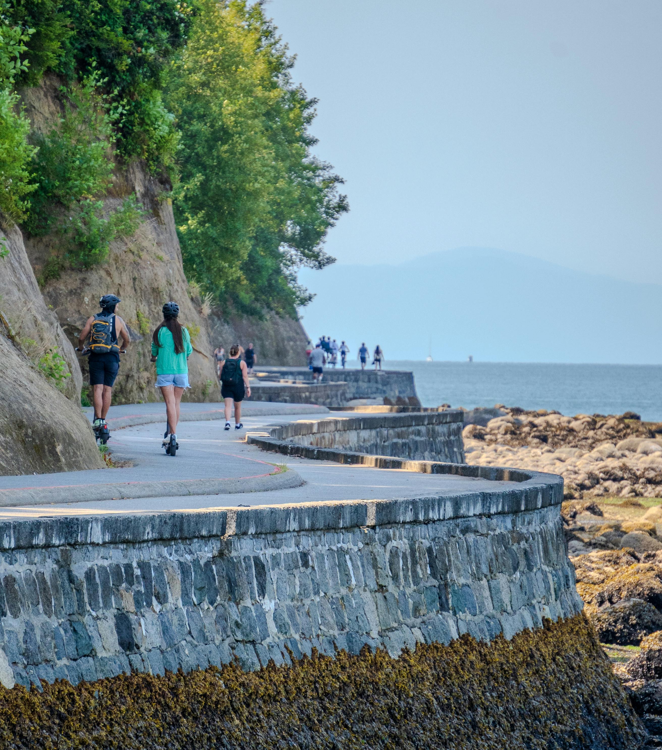 Asphalt Road Near Ocean Under Blue Skies · Free Stock Photo