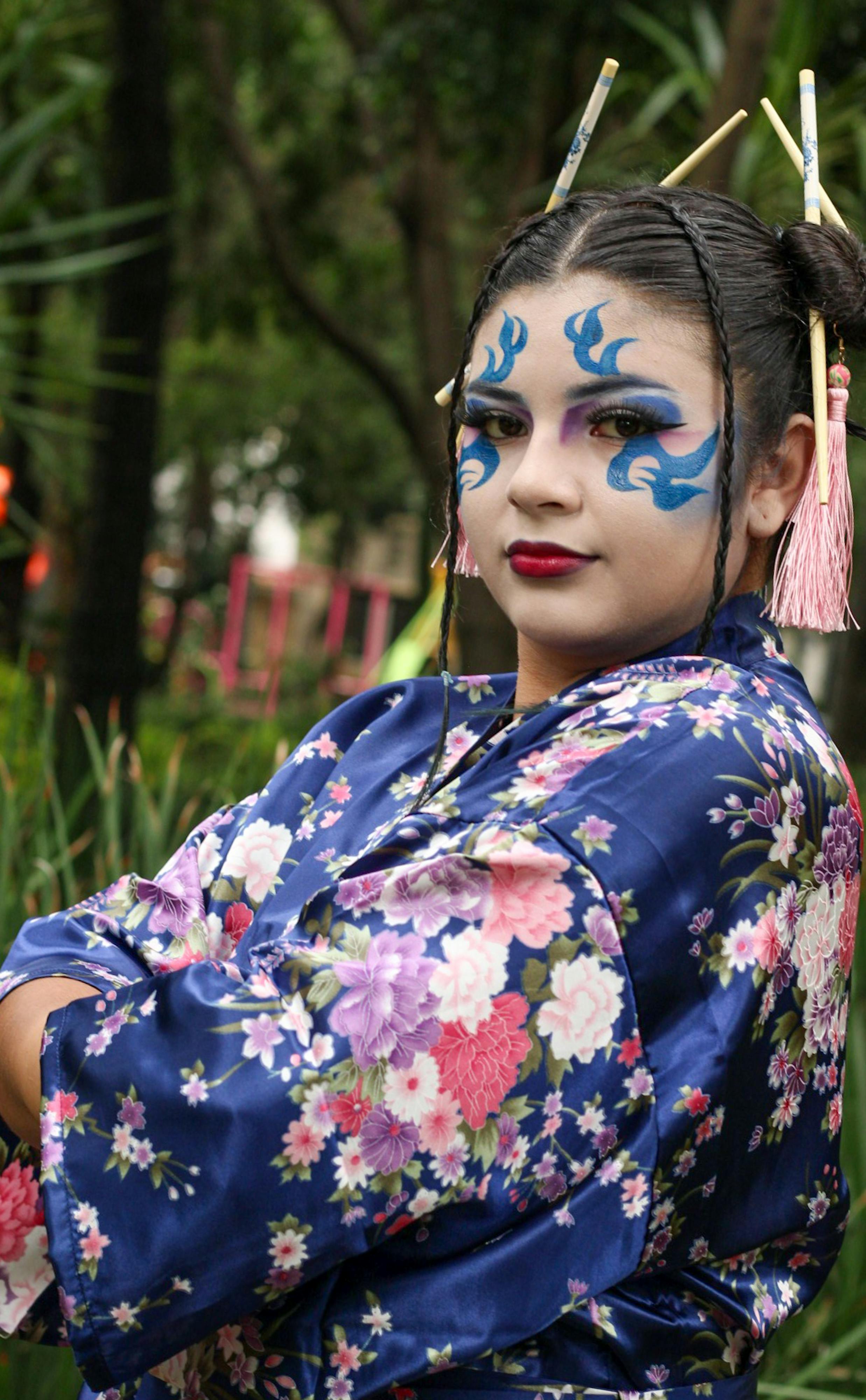Traditional Geisha Face