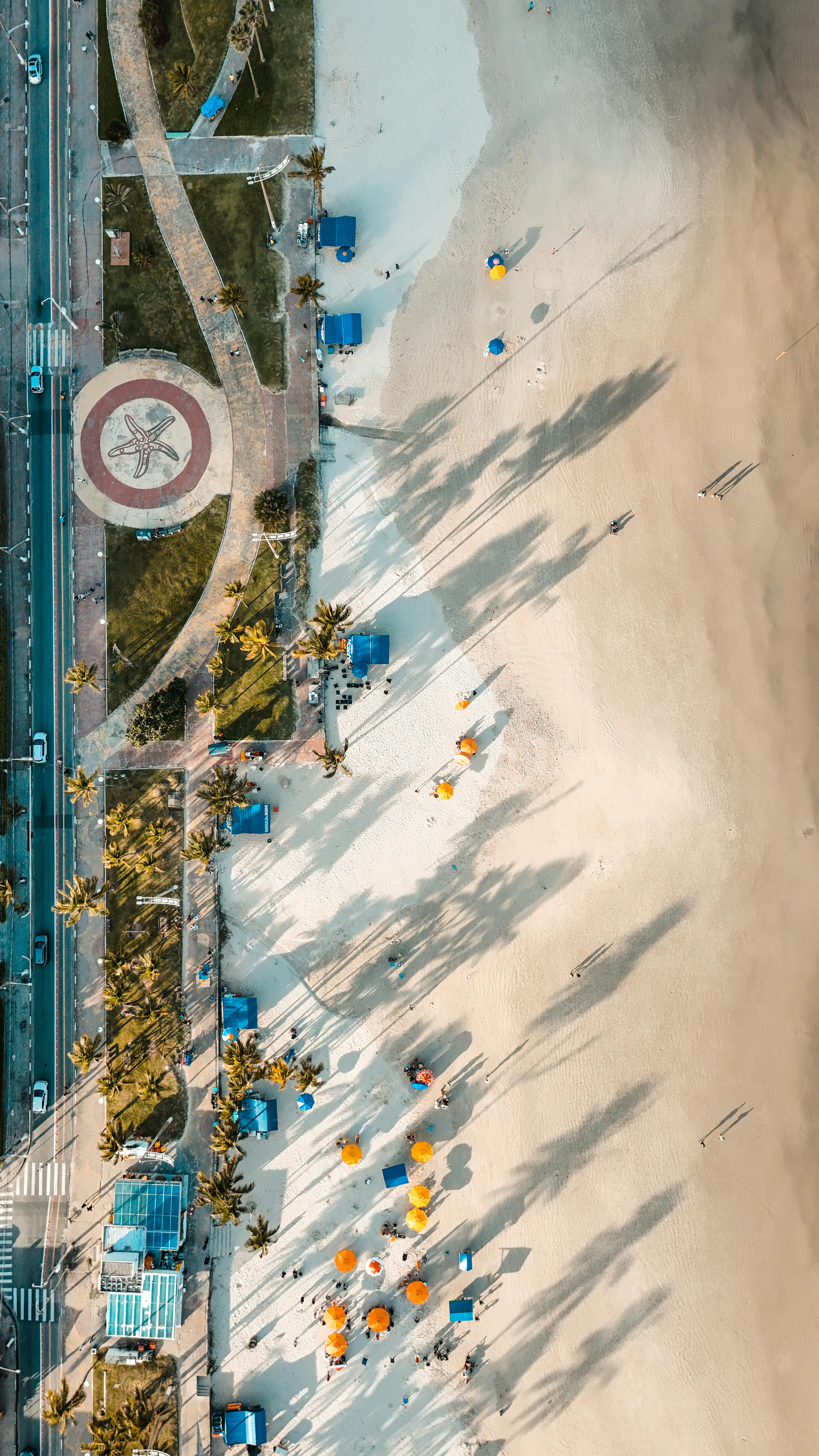 Aerial View of the City Beach · Free Stock Photo