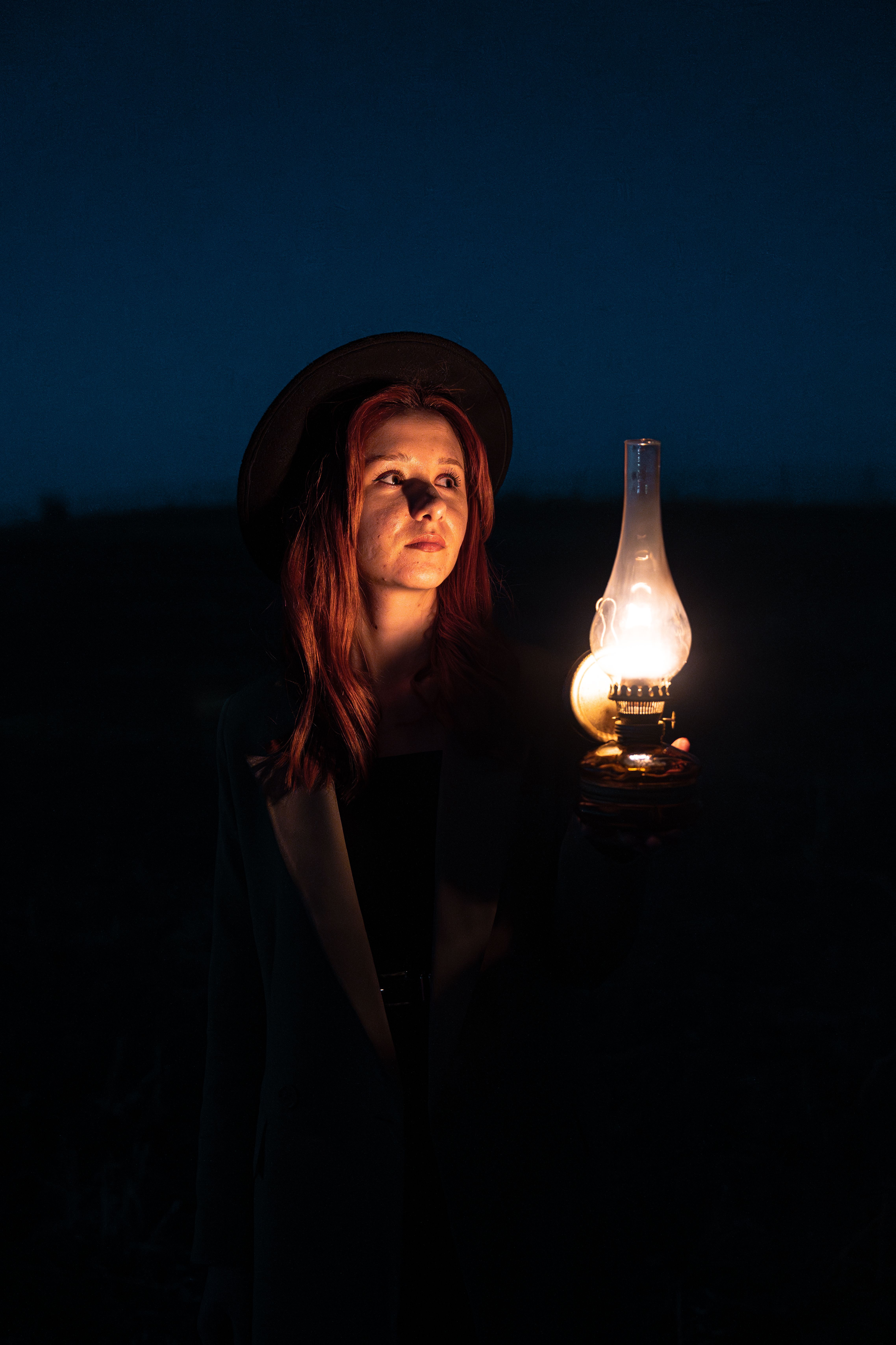 Red Lantern Lamp Turned on · Free Stock Photo