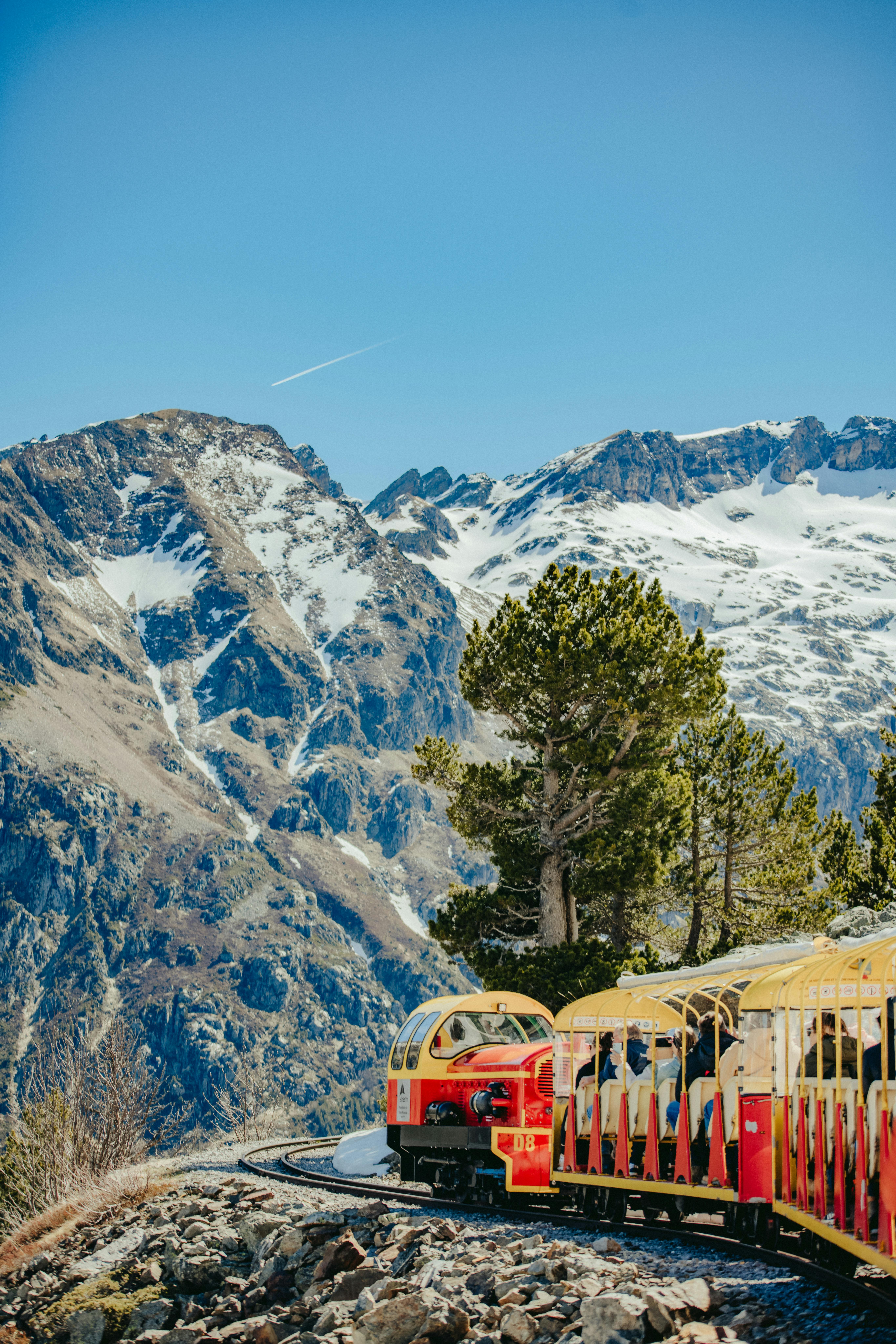 Narrow Gauge Tourist Train in the French Pyrenees · Free Stock Photo