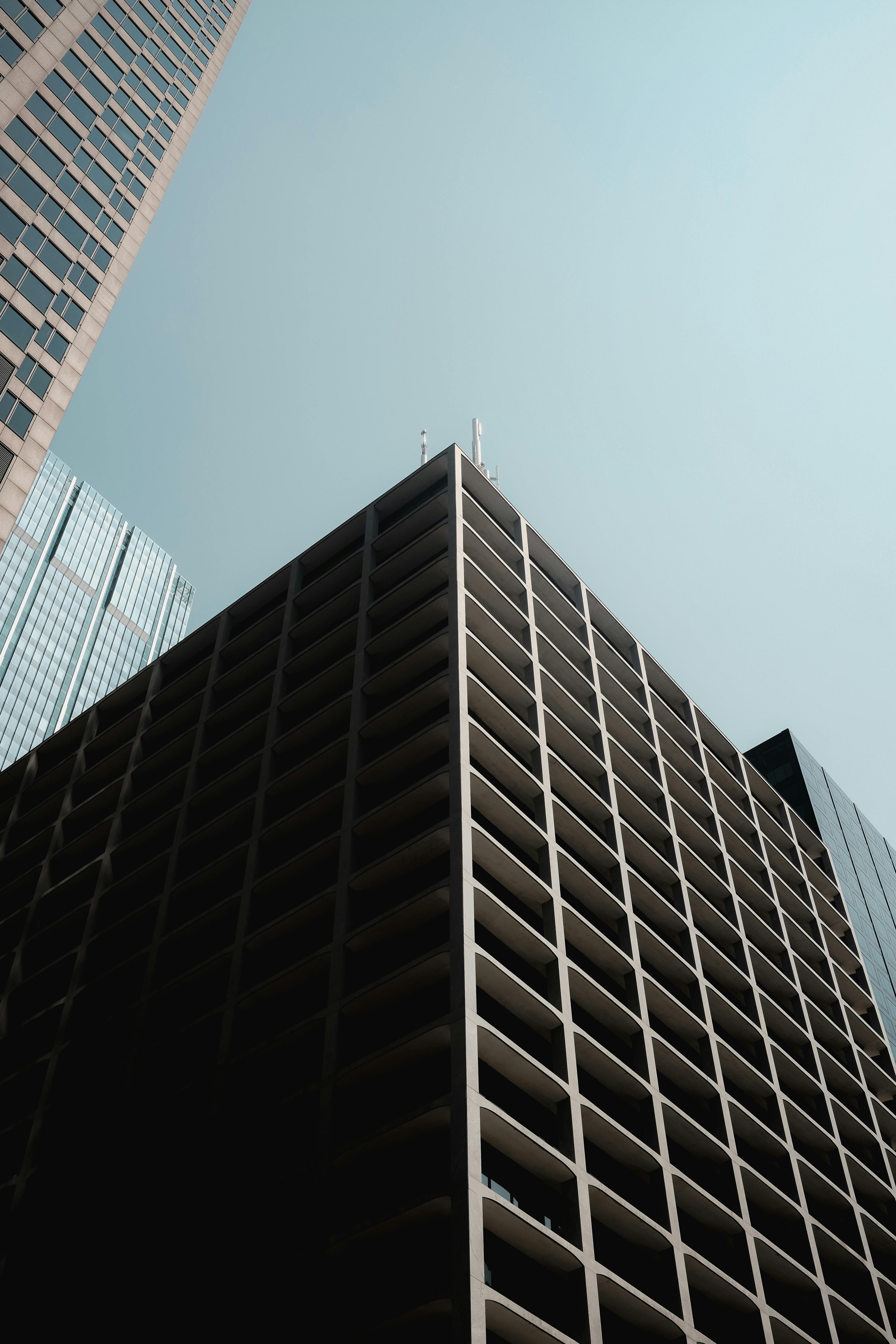 Blue Concrete Building · Free Stock Photo