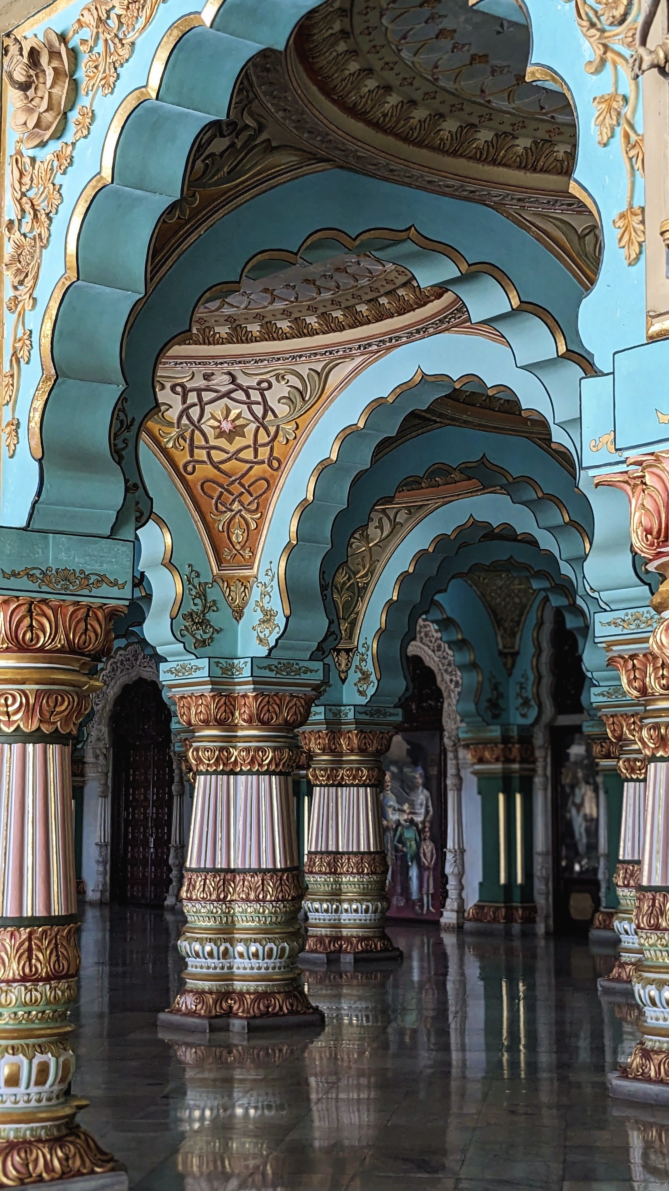 Interior of the Bangalore Palace in Bangalore, Karnataka, India · Free ...