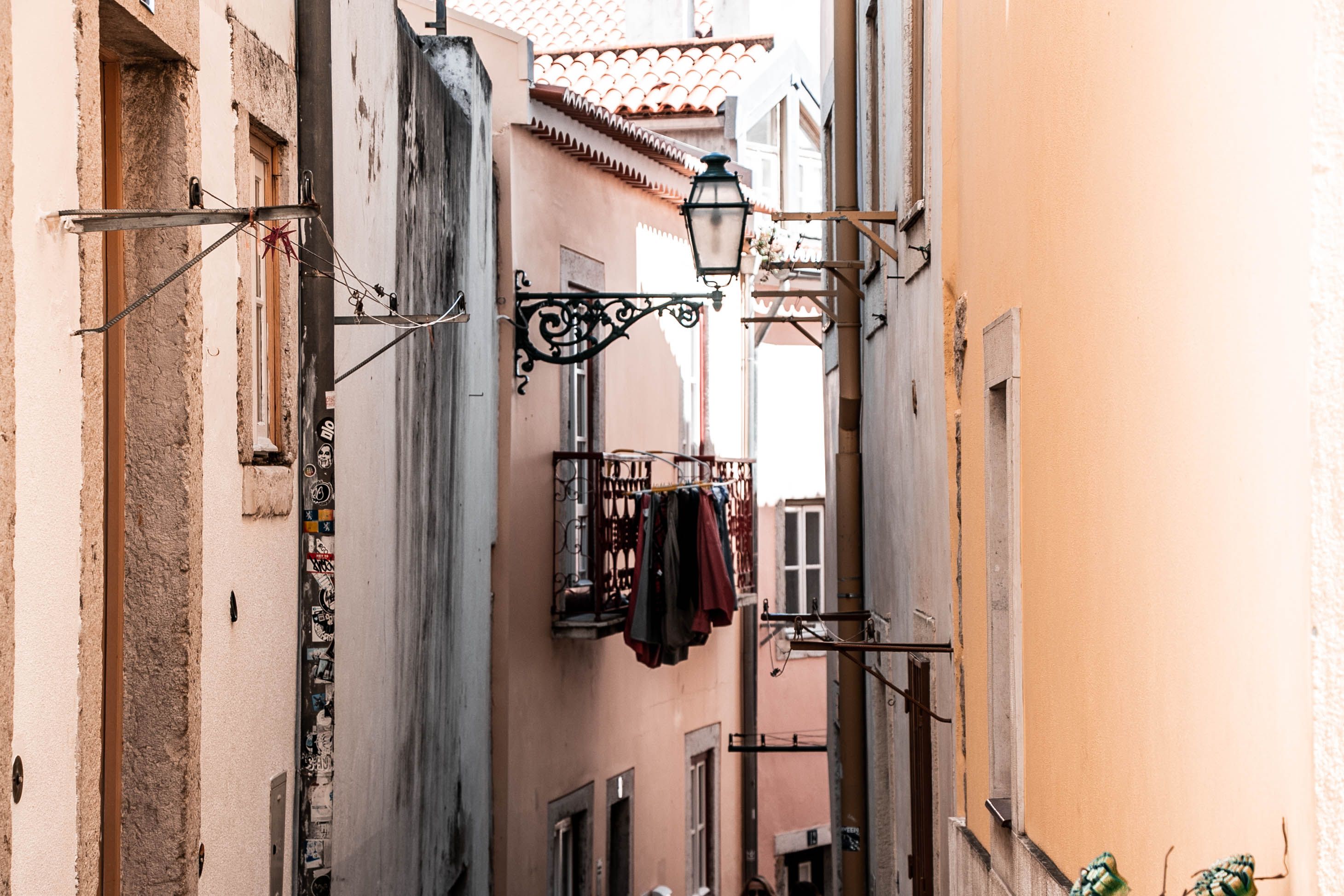 Photo of Clothes Hanged on Balcony · Free Stock Photo