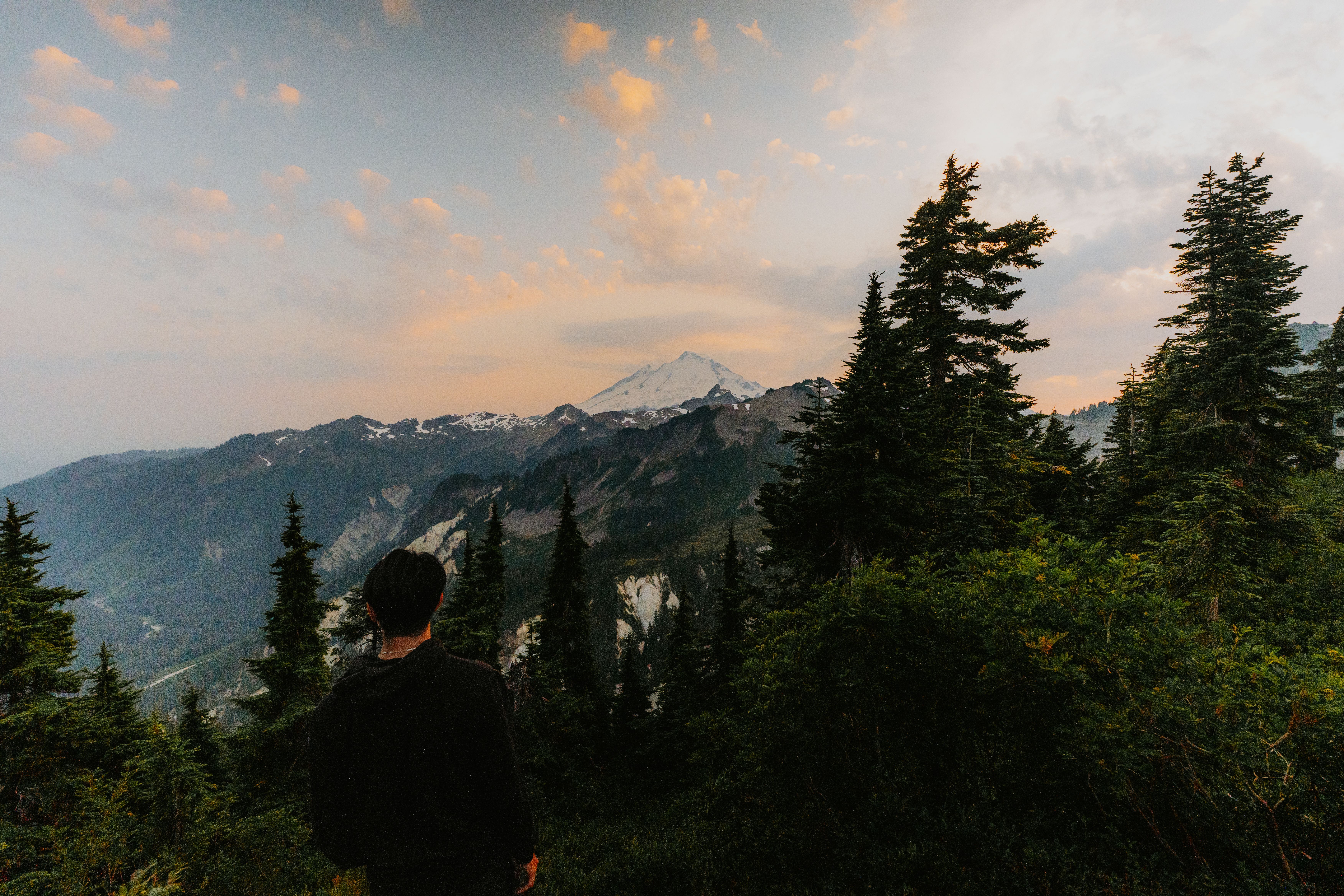 Scenic View of Mountains Against Sky · Free Stock Photo