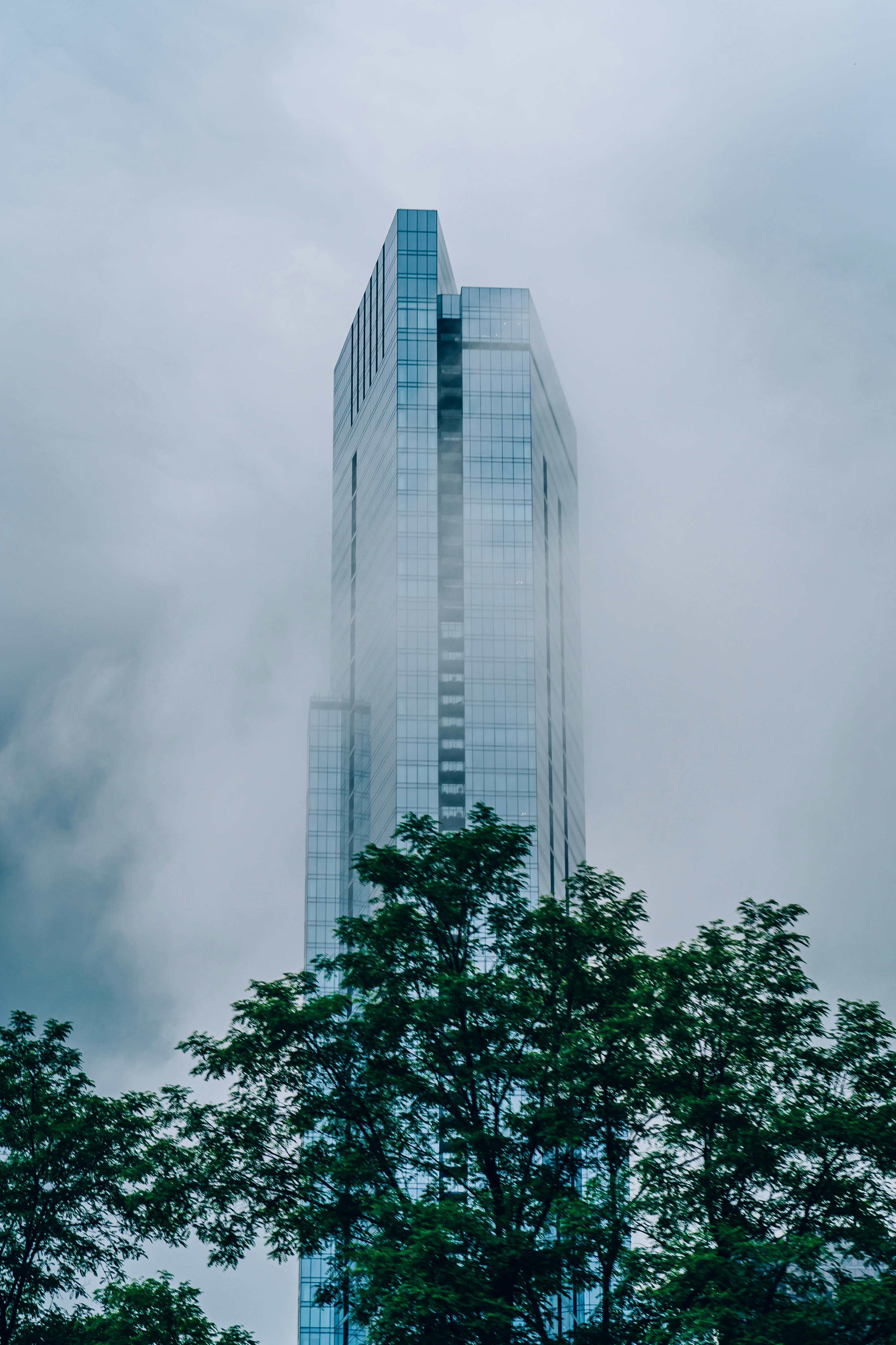 Tall Building With Fog · Free Stock Photo