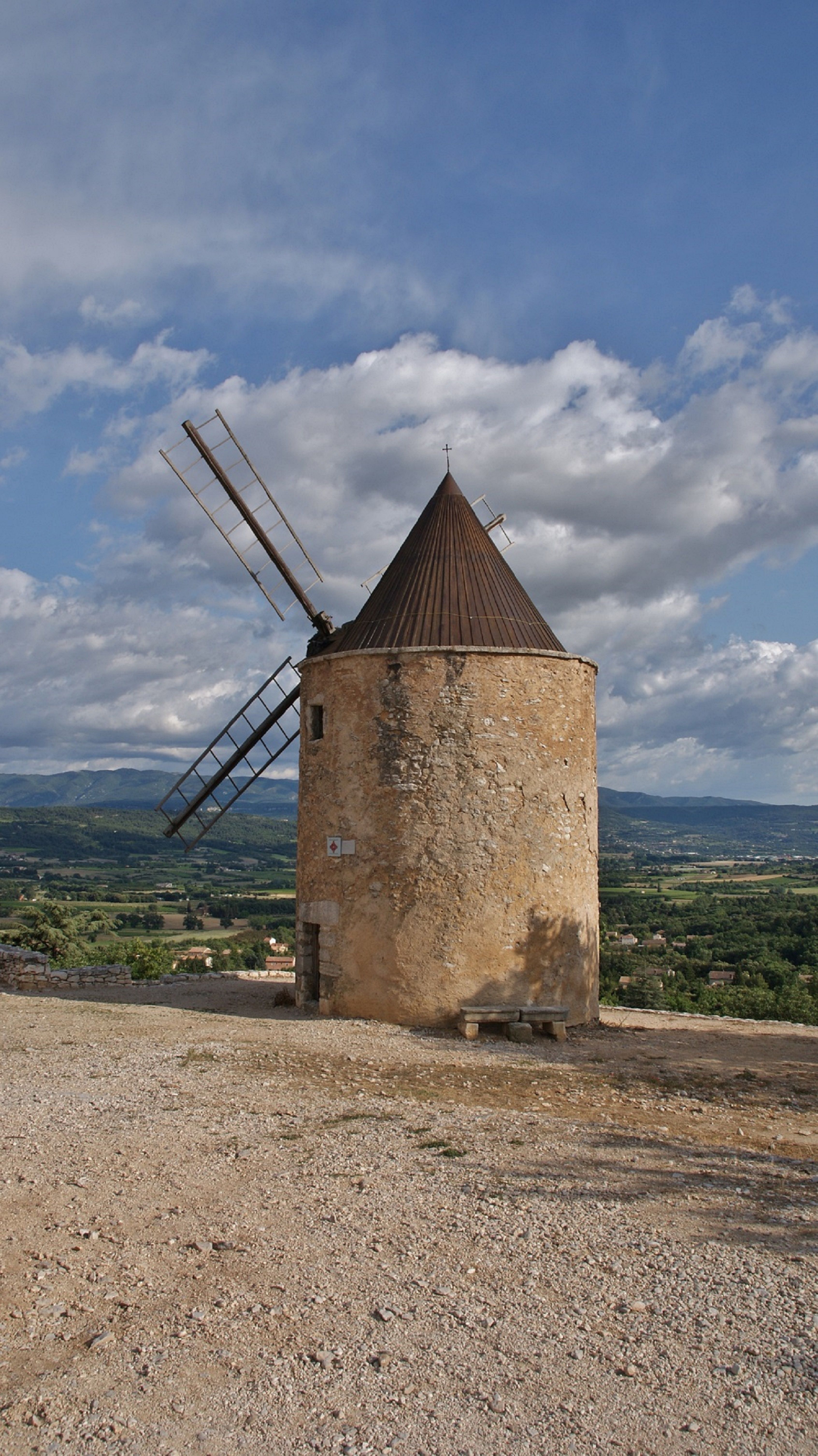 Traditional Ancient Windmill In France Photos, Download The BEST Free ...