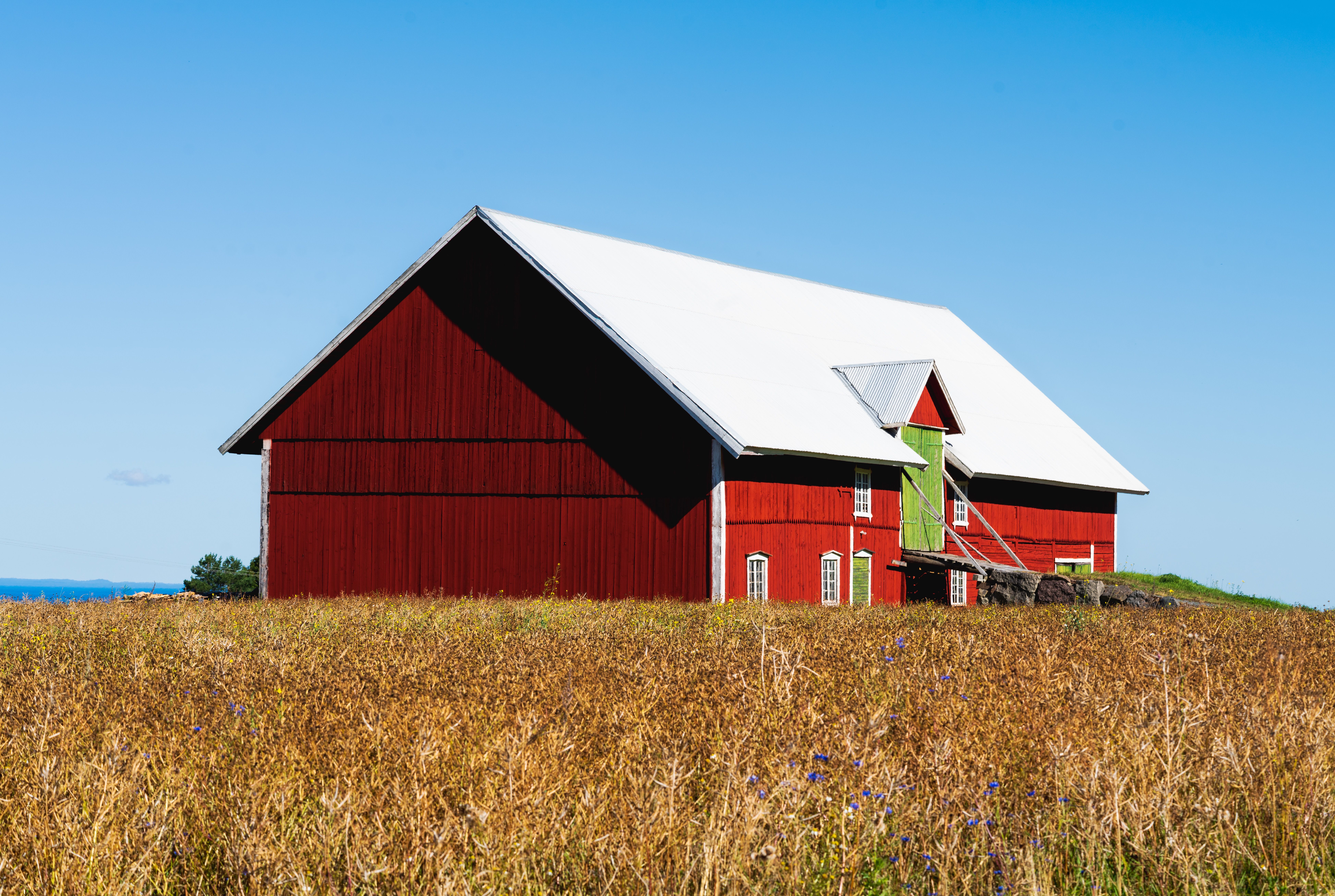 Brown House on Field · Free Stock Photo