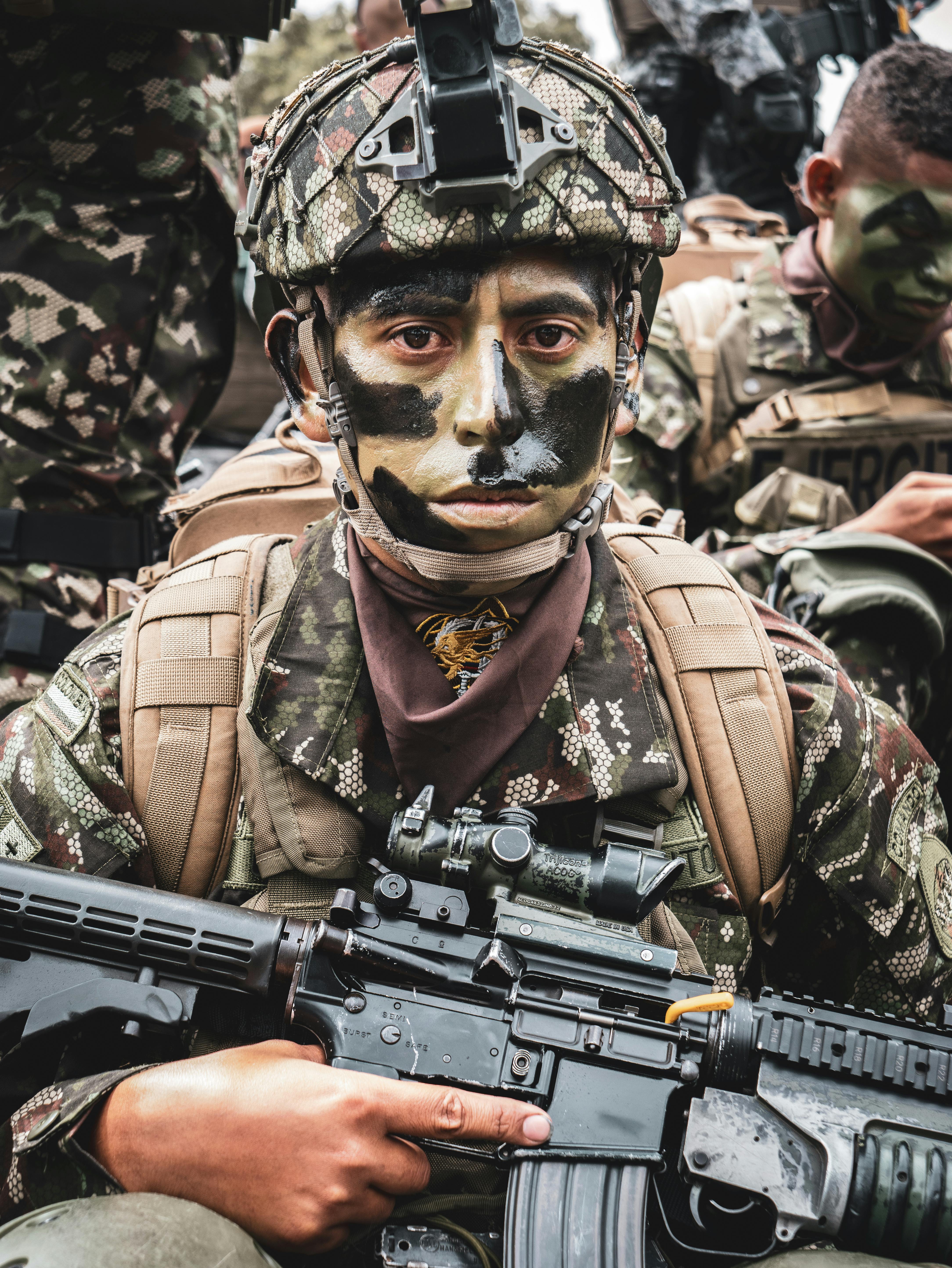 soldado colombiano · Free Stock Photo